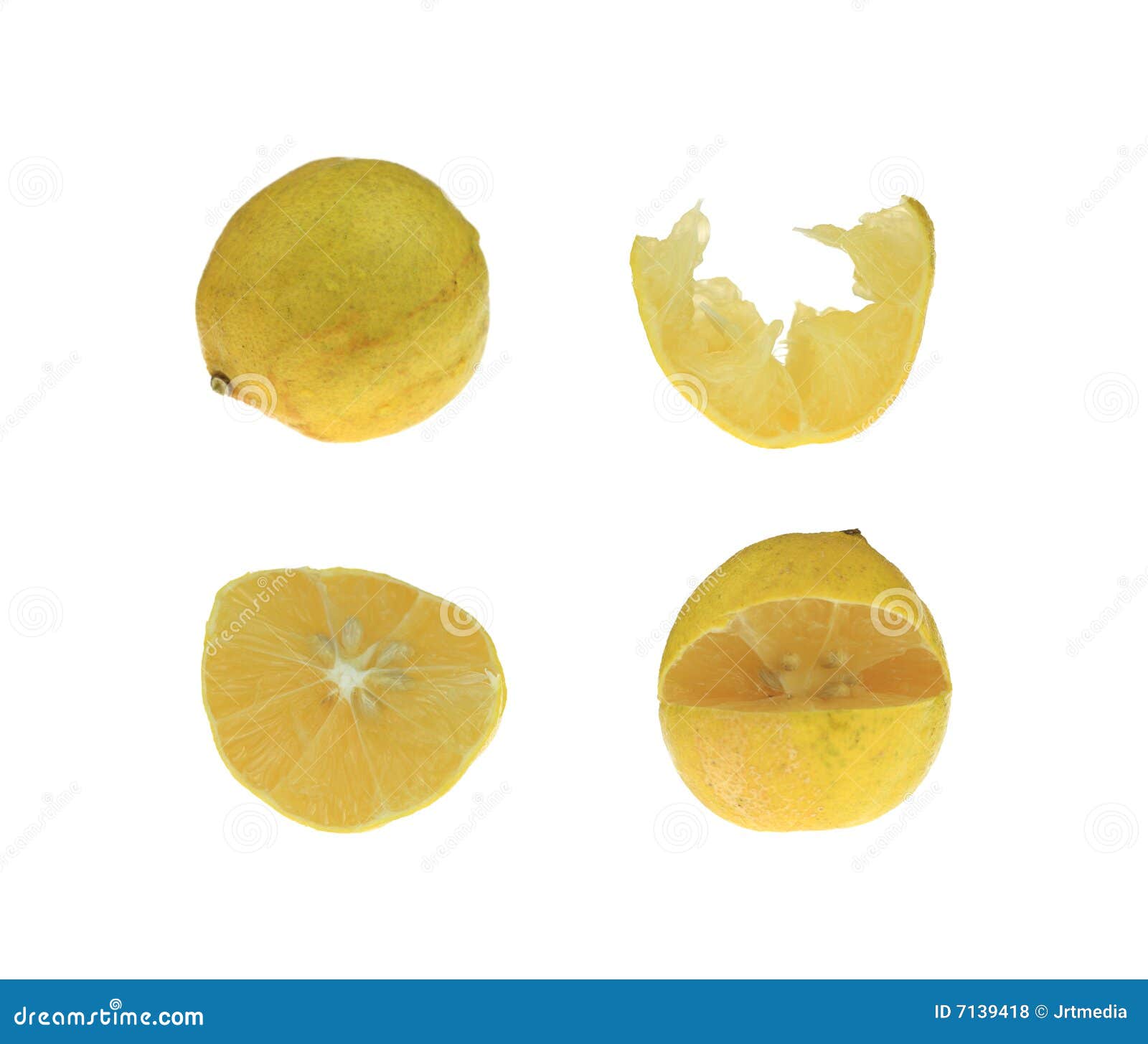 Four Lemons stock photo. Image of edible, food, close - 7139418