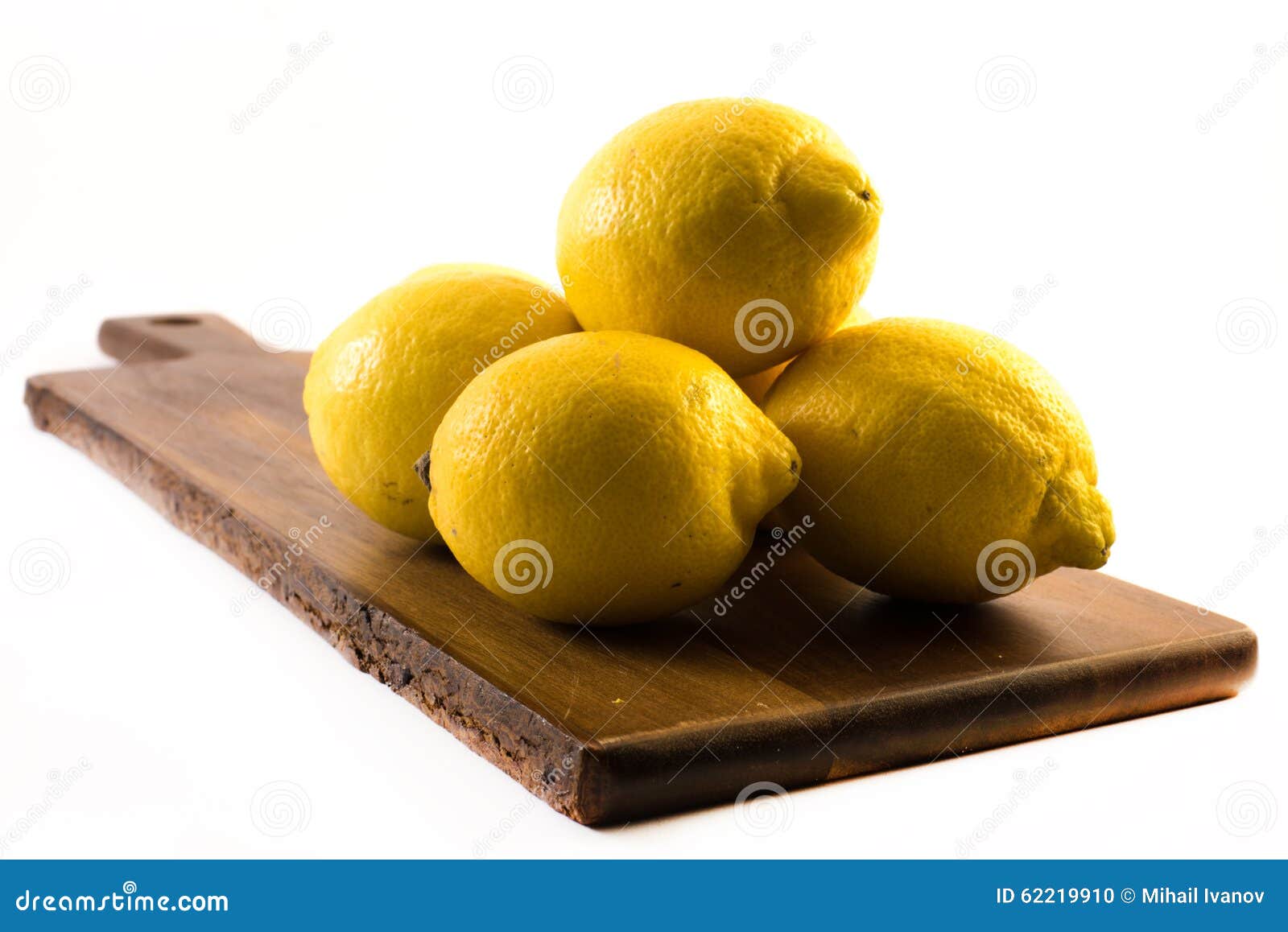Four Lemons Wooden Board White Background Photos - Free & Royalty-Free ...