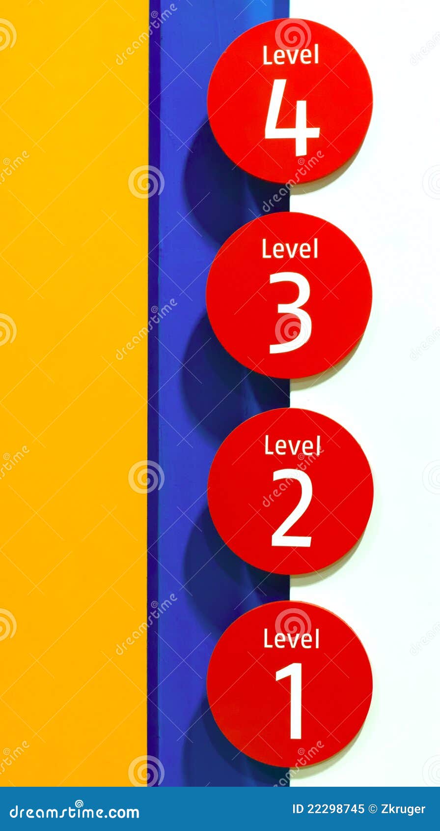 Four levels stock image. Image of buttons, closeup, sign - 22298745