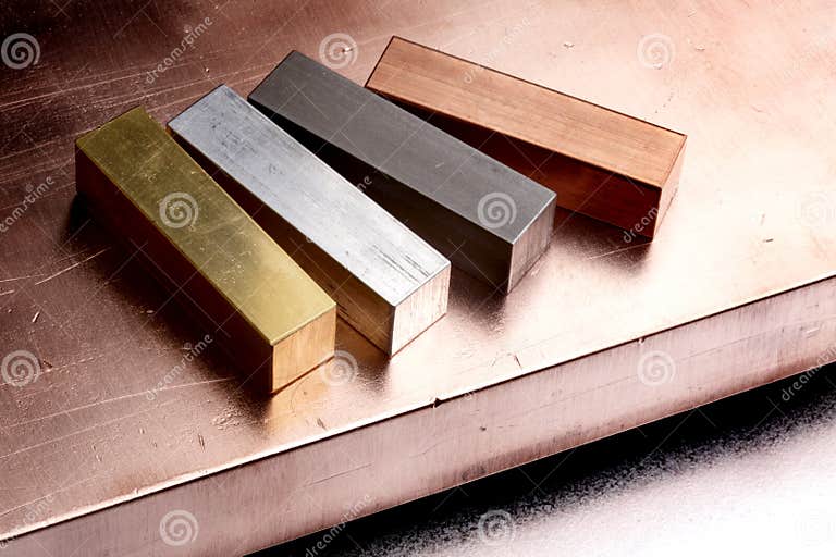 Four metals stock image. Image of bronze, silver, metal - 13350617