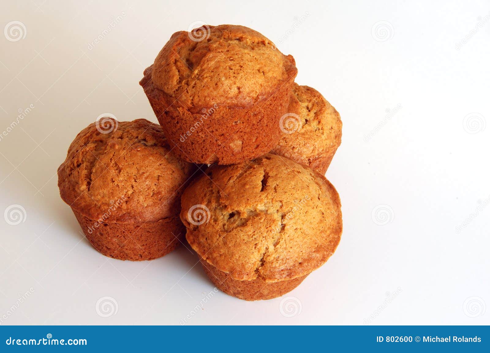 Four muffins stock photo. Image of healthy, food, meal - 802600