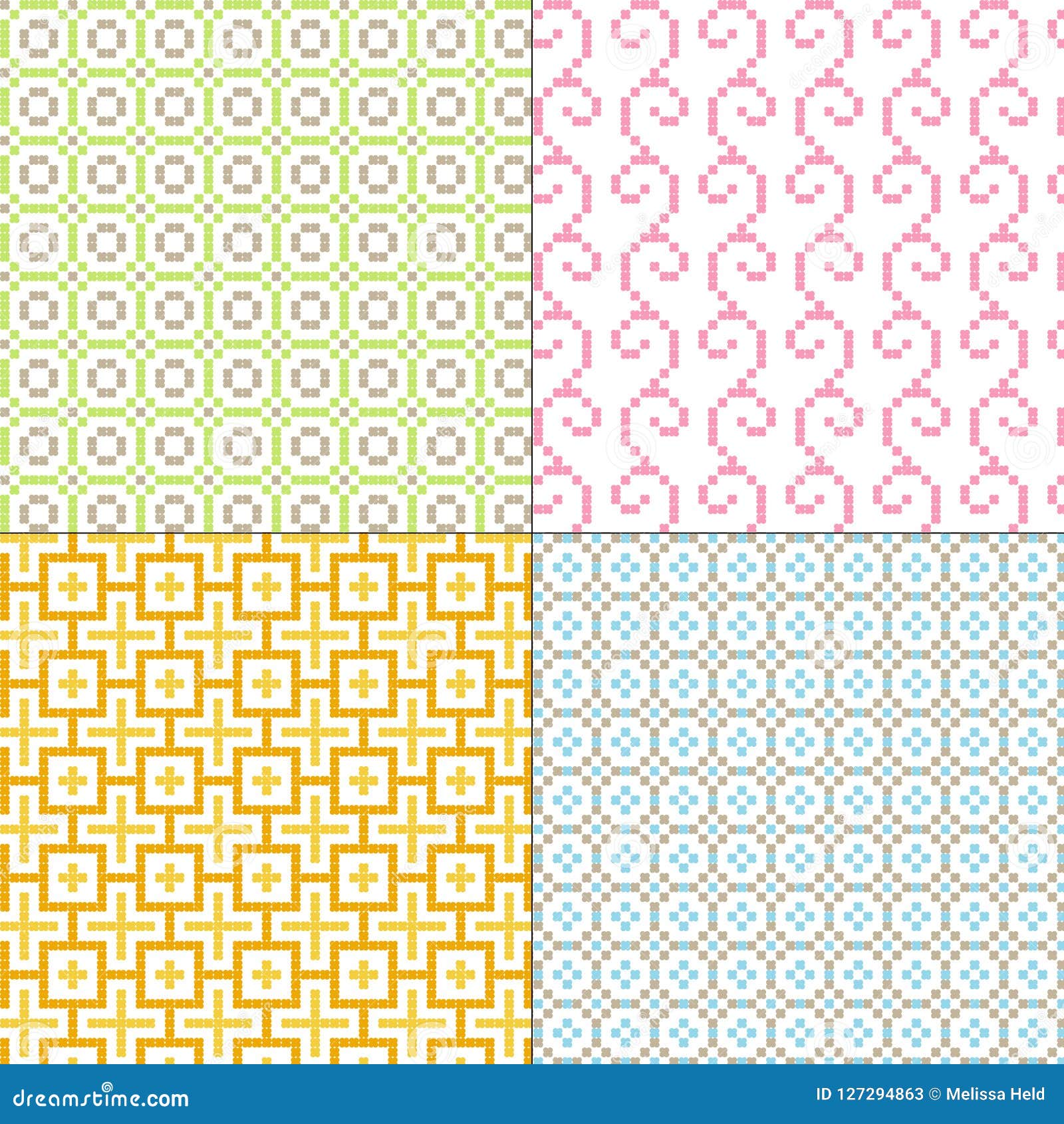 Small Seamless Geometric Patterns Stock Illustrations – 4,622 Small ...