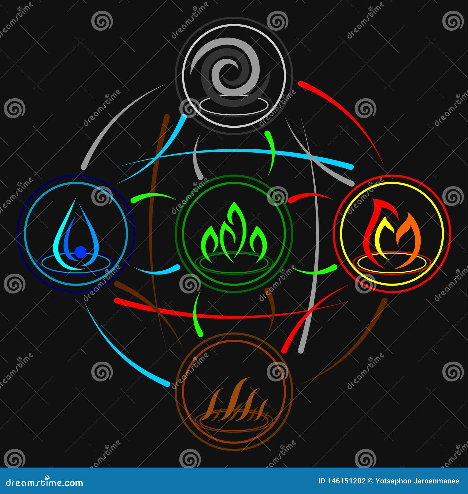 Elemental Energy Stock Illustrations – 338 Elemental Energy Stock ...