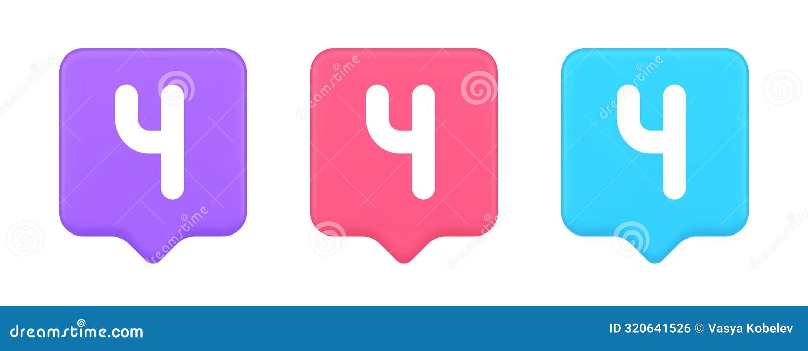 Four Number Squared Button Keyboard Interface Financial Calculation ...