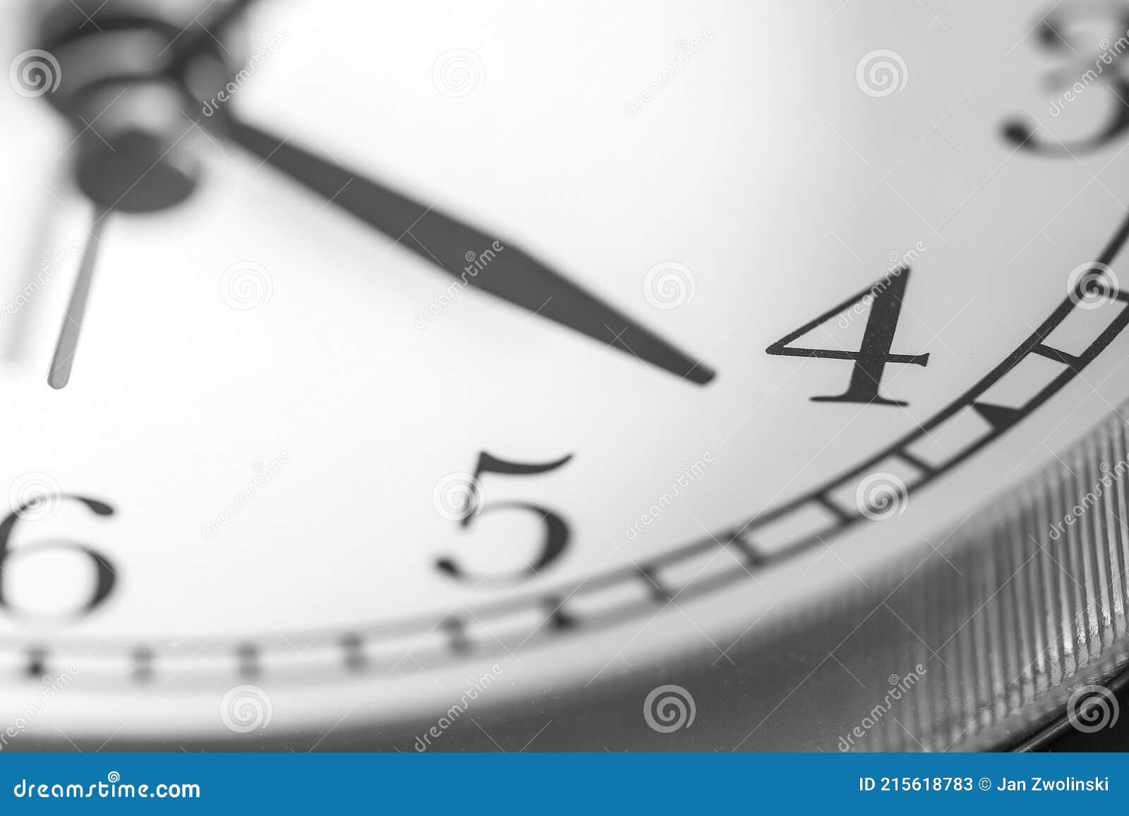 Four o`clock on clock face stock image. Image of hour - 215618783