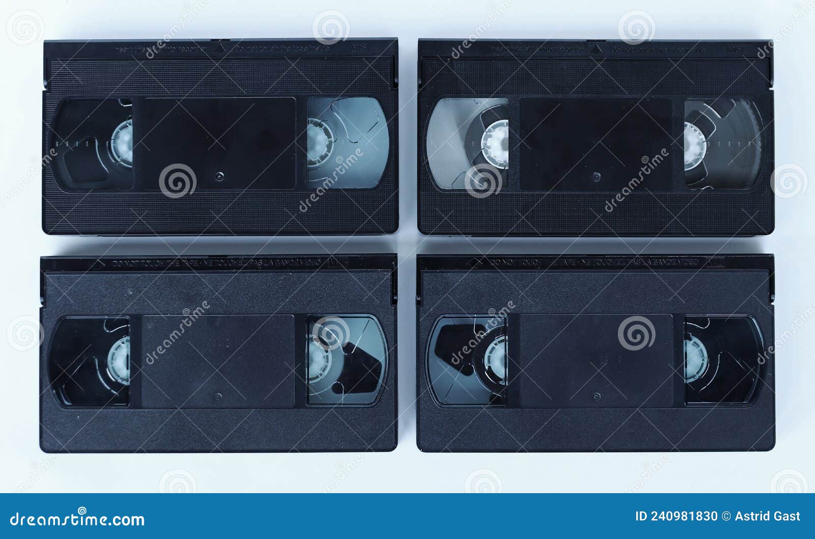 Four Old VHS Tapes from the 90s Stock Photo - Image of films, fashion ...