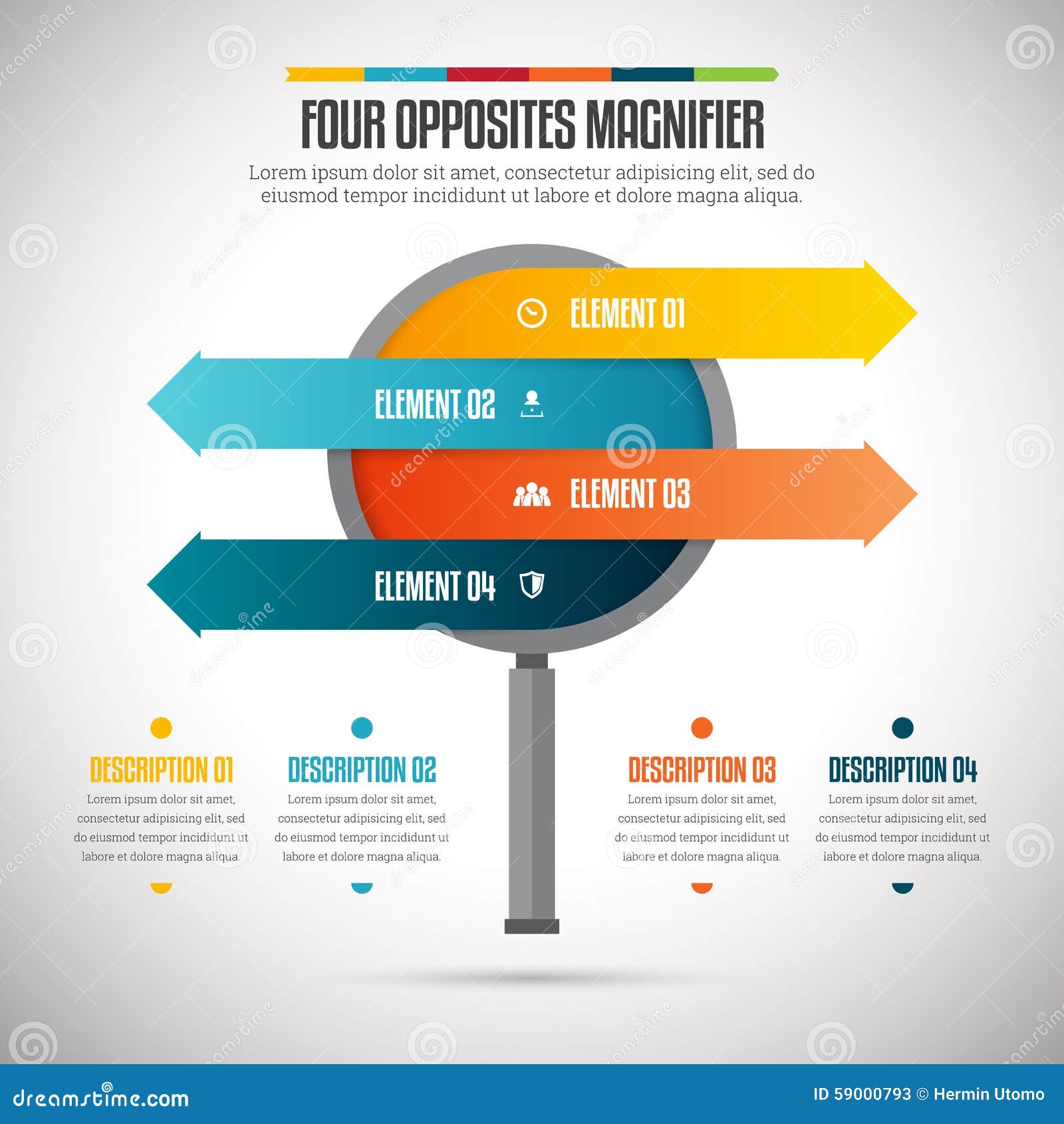 Magnifier Infographic Stock Illustrations – 6,066 Magnifier Infographic ...