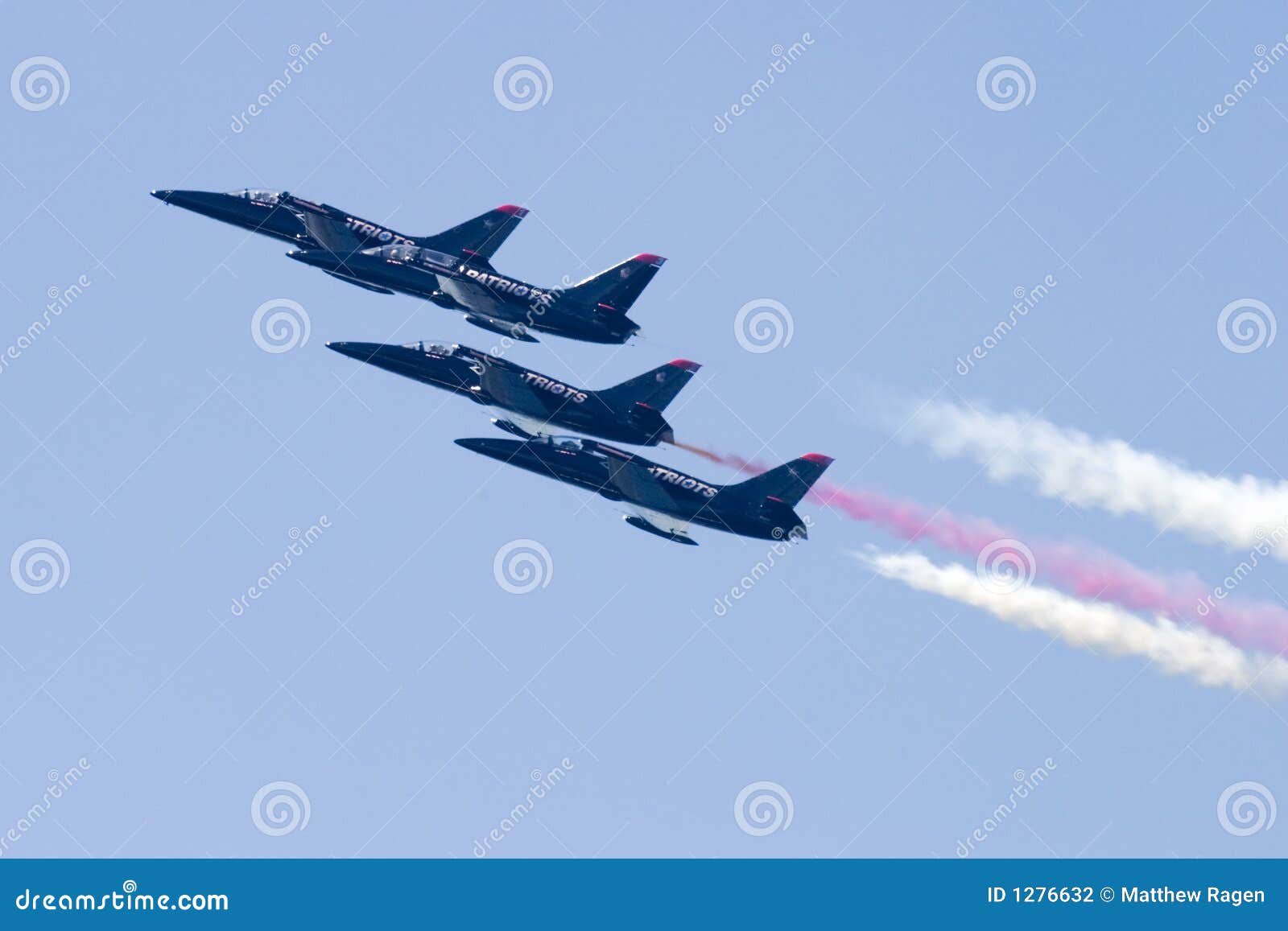 Four Patriot Jets stock photo. Image of jets, team, precision - 1276632