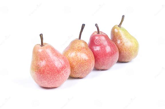 Four Pears stock photo. Image of white, freshness, four - 28221178