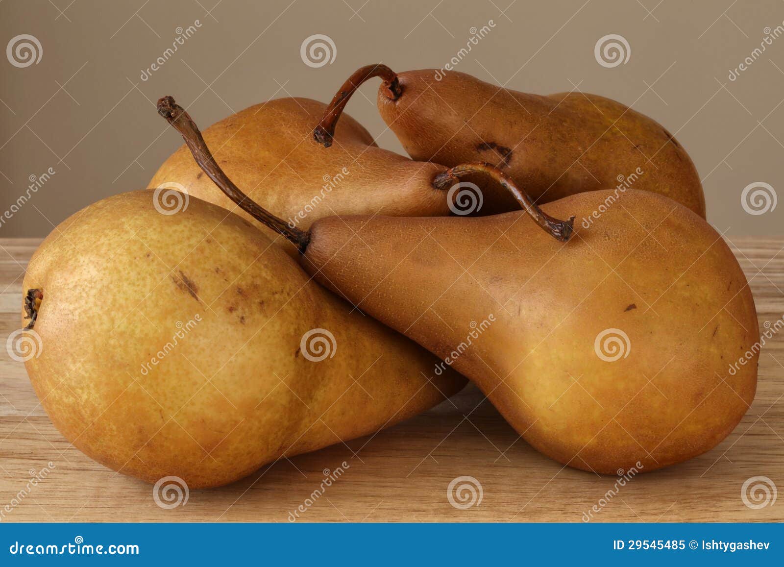 Four Pears stock image. Image of brown, green, autumn - 29545485
