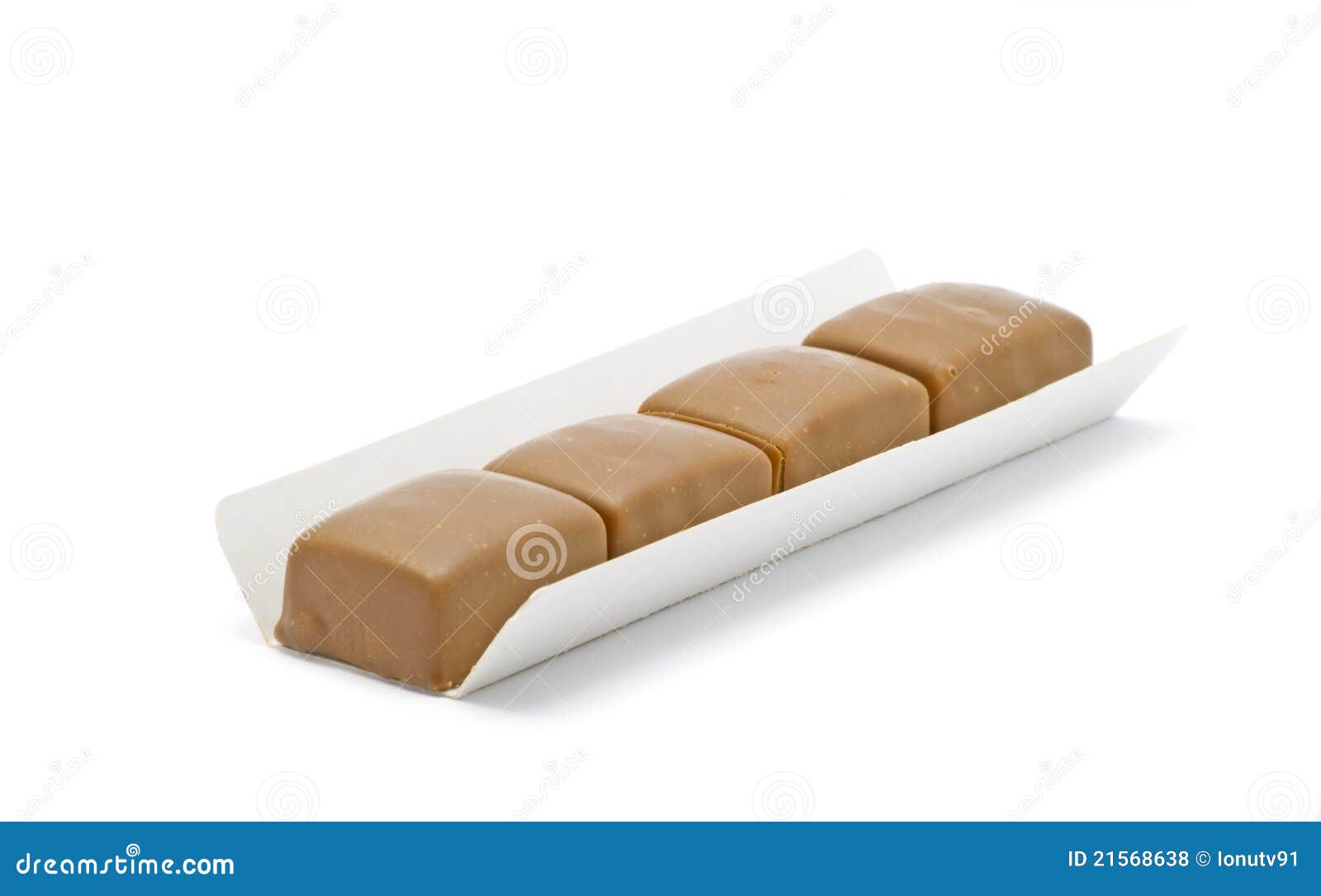 Four pieces of chocolate stock photo. Image of middle - 21568638