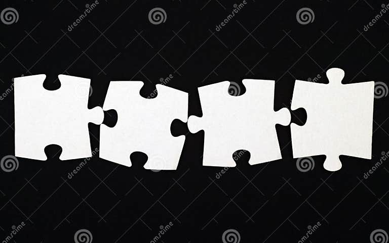 Four pieces of puzzle stock photo. Image of puzzle, connect - 59474046