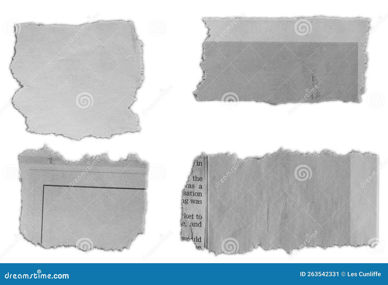 Torn pieces of paper stock image. Image of cutting, paperquot - 263542331