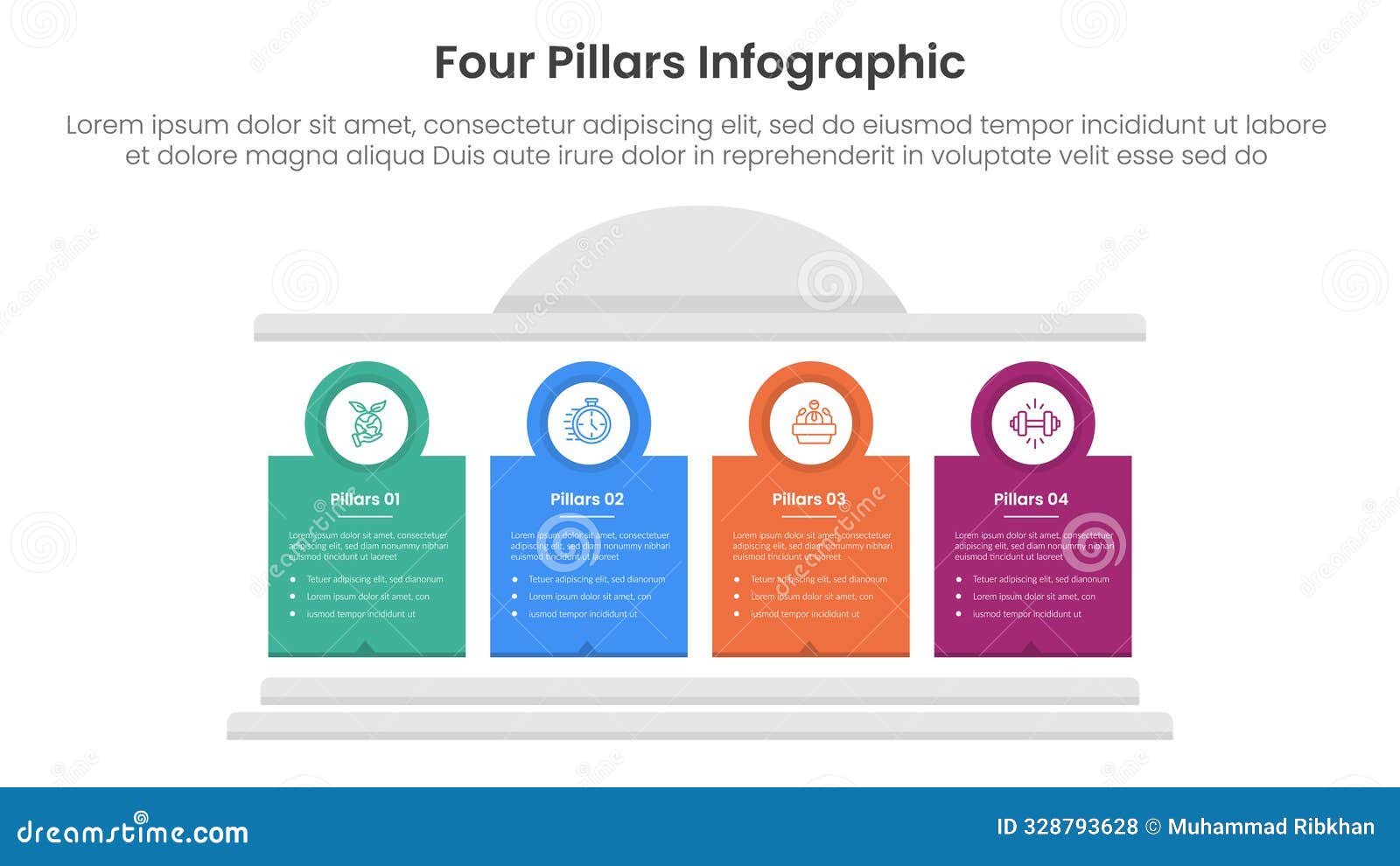 Creative Pillar Logo Design, Vector Royalty-Free Stock Image ...