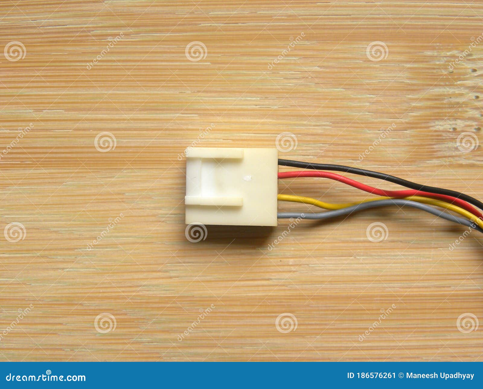 Four pin PCB connector stock image. Image of macro, connector - 186576261