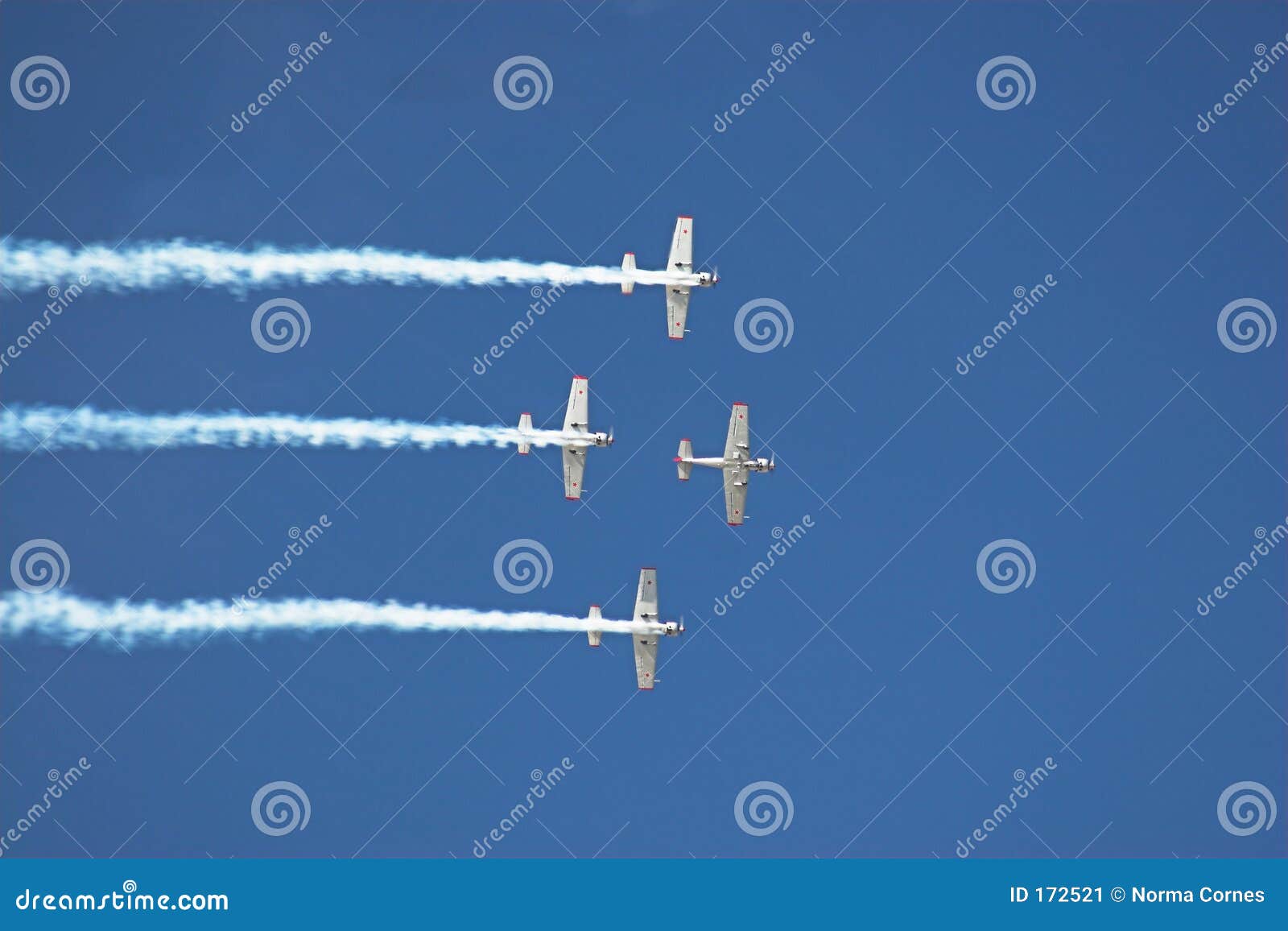 Four planes 2 stock image. Image of loop, small, stunt - 172521