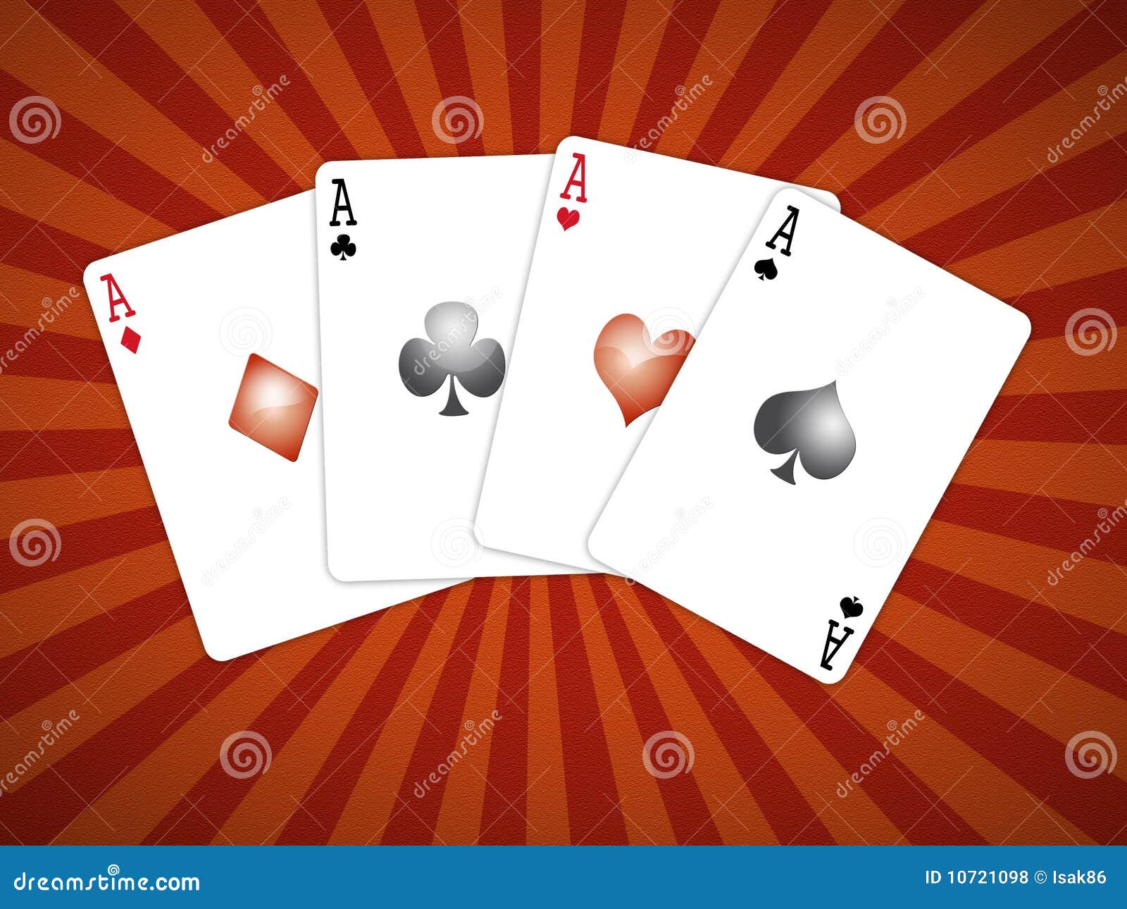 Four Playing Cards Suits Vector Illustration | CartoonDealer.com #107176968