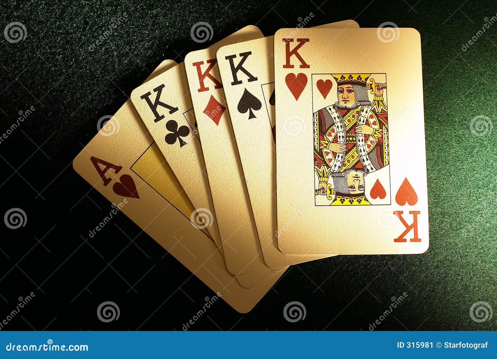 Four poker cards stock image. Image of four, gamble, hits - 315981