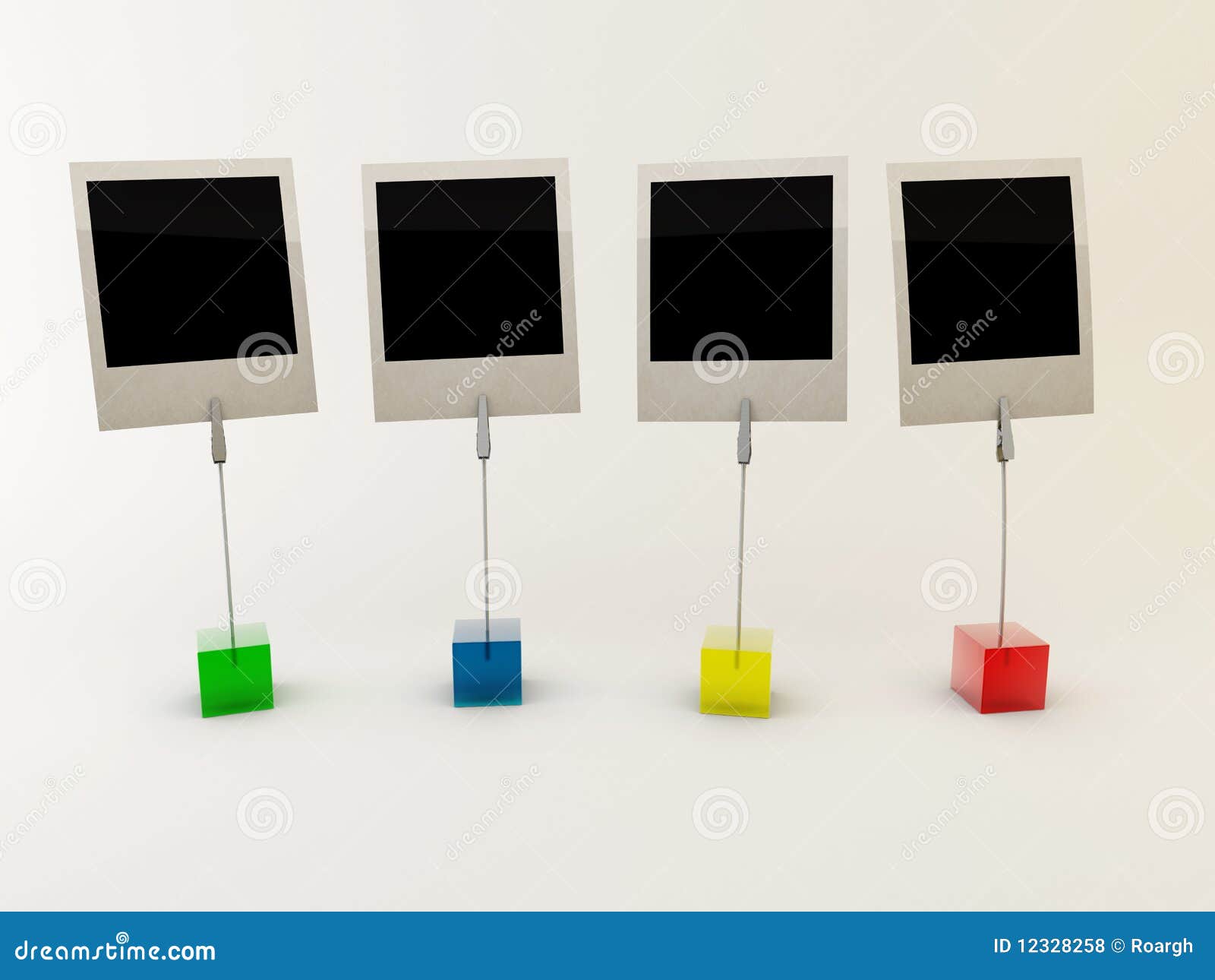 Four polaroids stock illustration. Illustration of photograph - 12328258