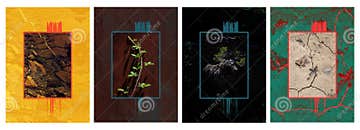 Four Posters with Images about the Evolution of Nature after Humanity ...