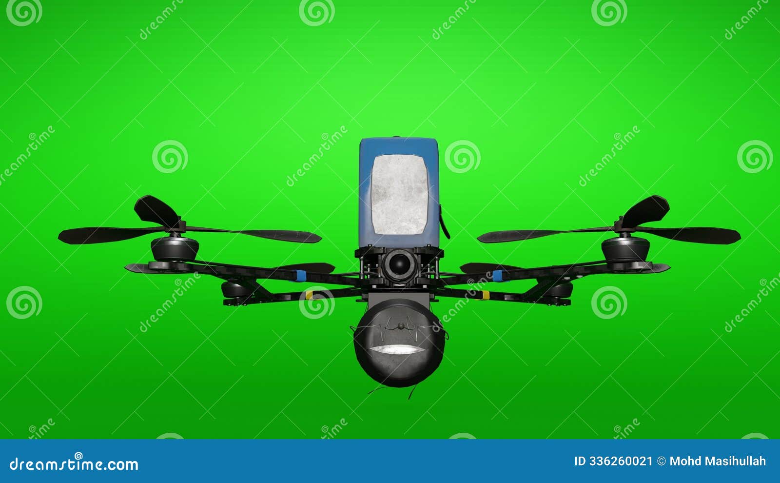 Propeller Drone Camera stock illustration. Illustration of vehicle ...