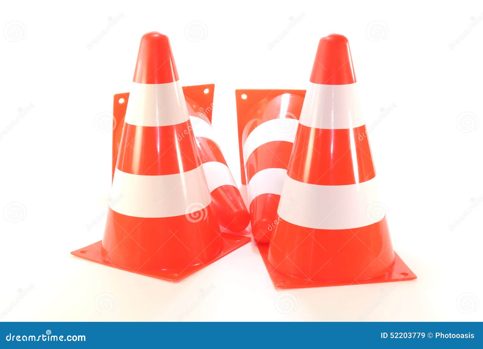Four pylons stock image. Image of pylons, isolated, building - 52203779