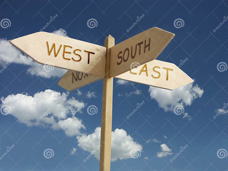 Four quarters stock image. Image of geographic, roads - 1046967