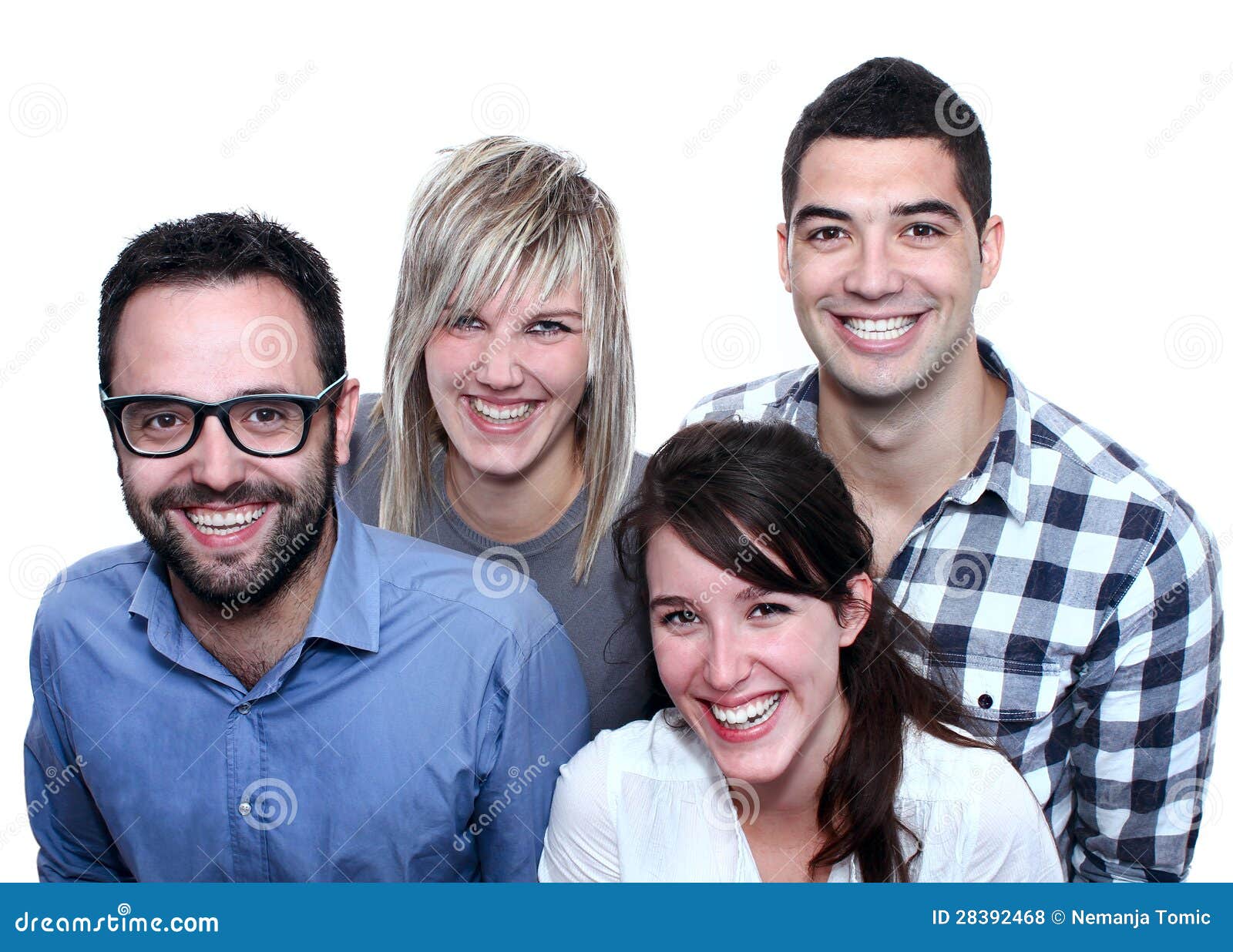 Four real people stock photo. Image of looking, caucasian - 28392468