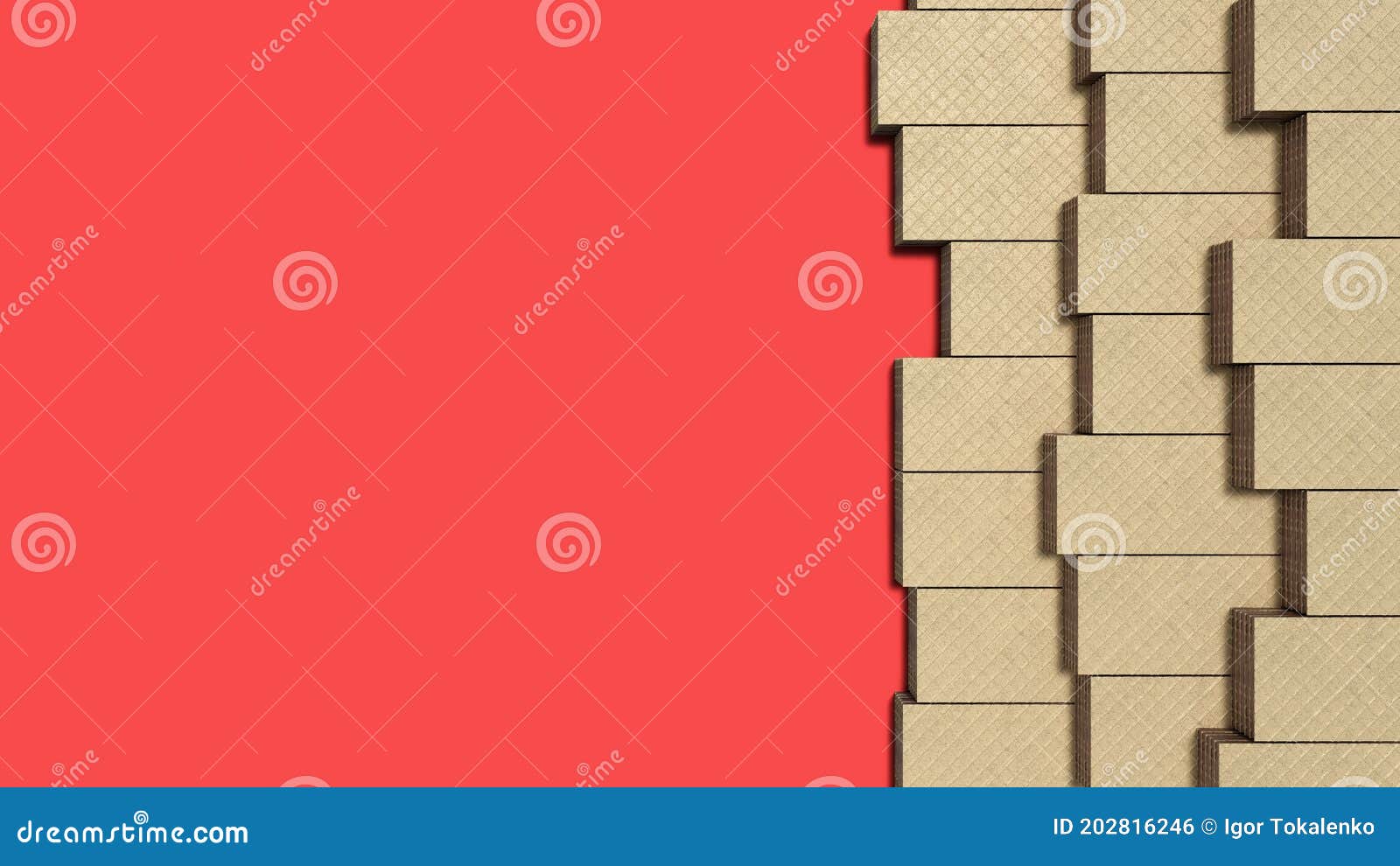 Four Rectangle Steps Of Infographics Layout. Cartoon Vector ...