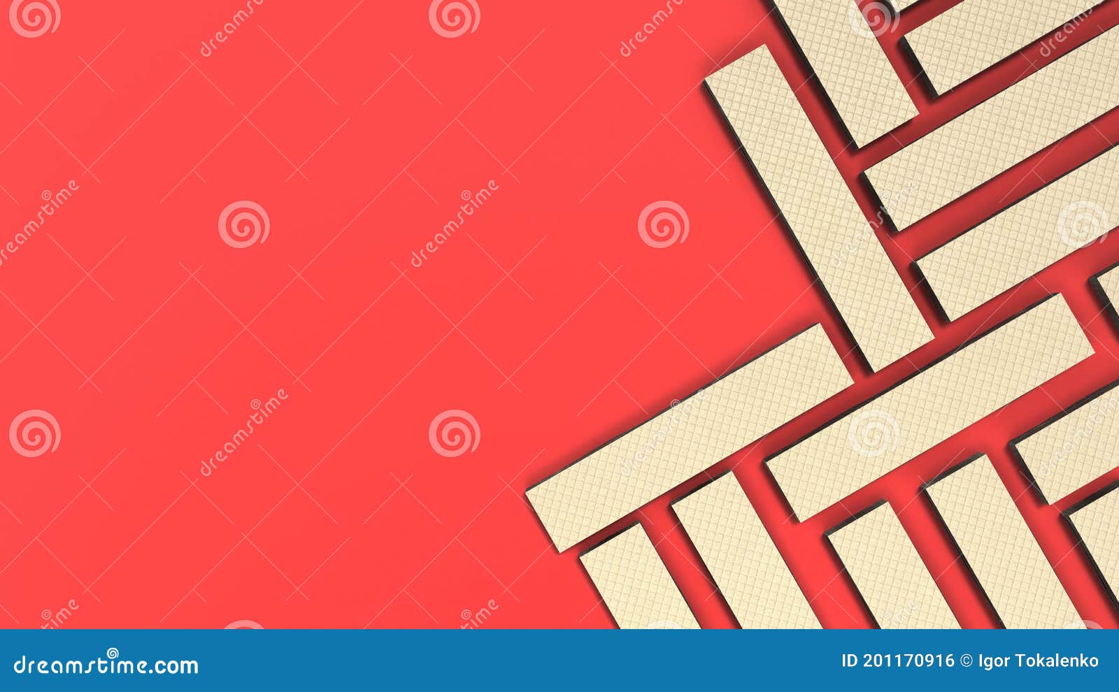 Four Rectangle Steps Of Infographics Layout. Cartoon Vector ...