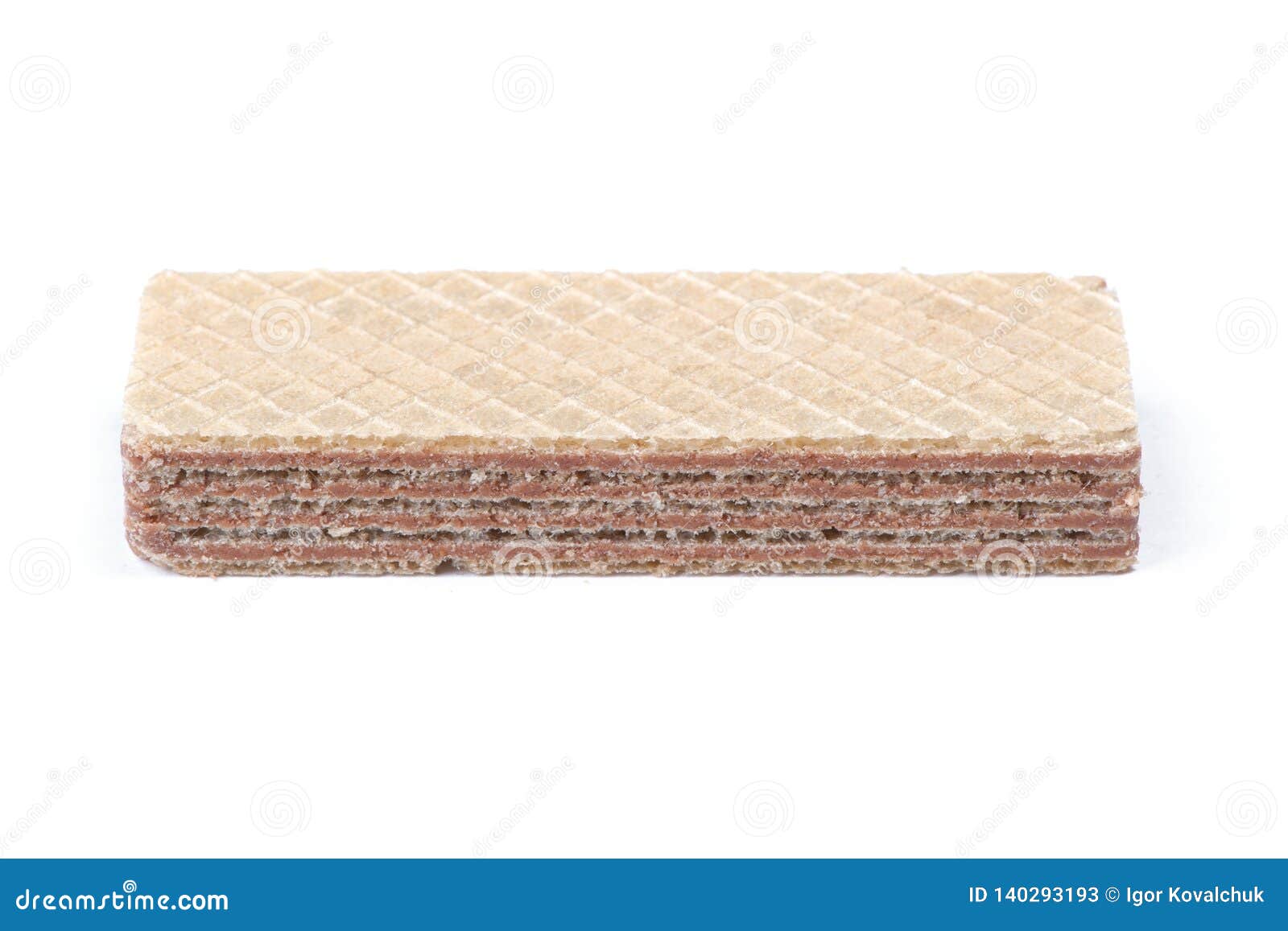 Four Rectangle Shape Wafer Biscuits Stock Image - Image of crispy ...