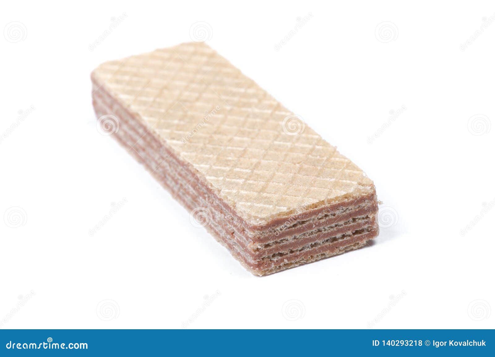 Four Rectangle Shape Wafer Biscuits Stock Photo - Image of pattern ...