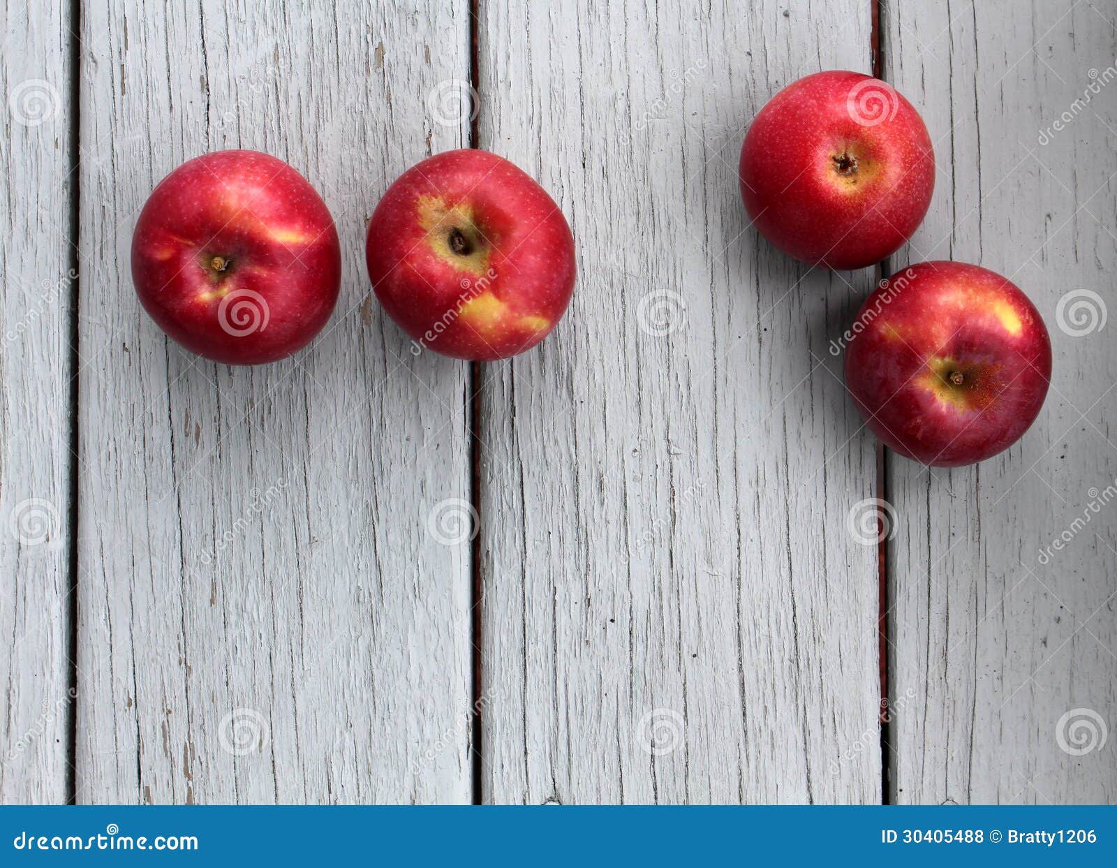 Four Red Apples Gray Wood Stock Photos - Free & Royalty-Free Stock ...