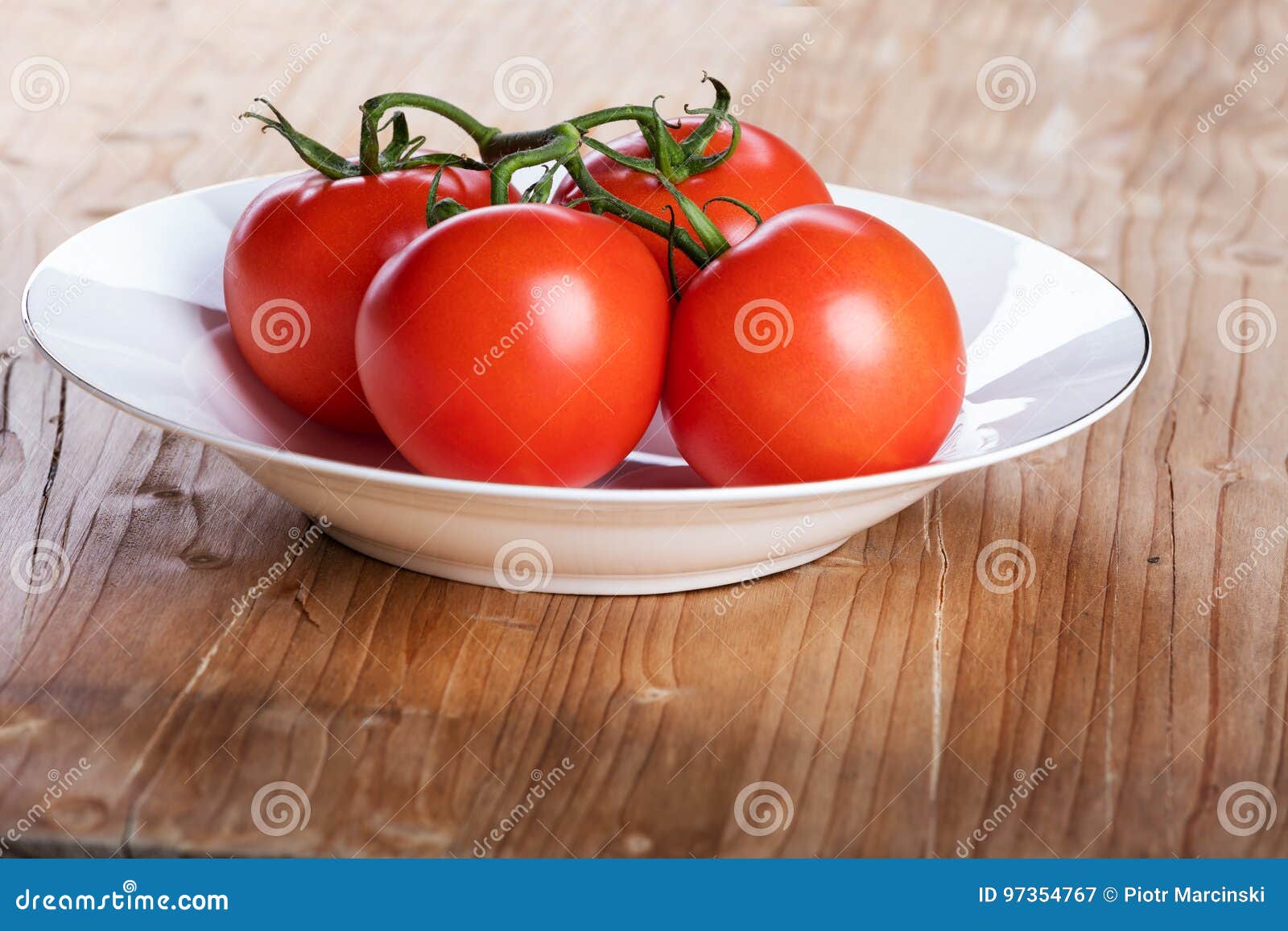 Four Red Fresh Juicy Tomatoes Stock Image - Image of ripe, nature: 97354767