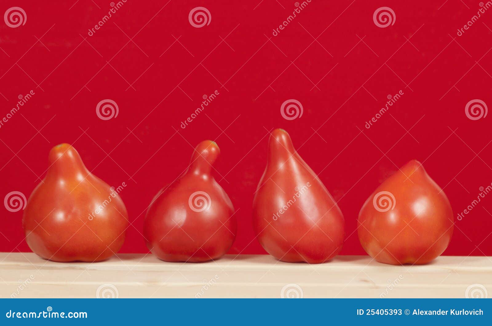 Four red tomatoes on red stock image. Image of tomato - 25405393