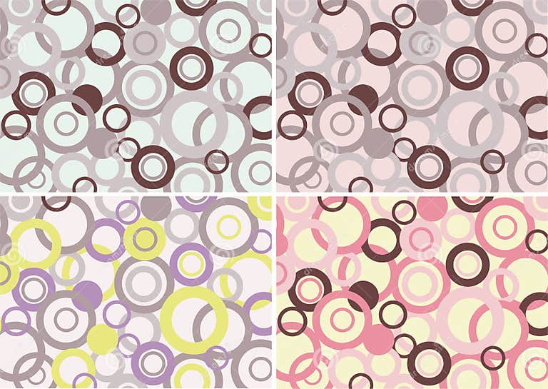 Four rings pattern stock vector. Illustration of quadratic - 10953485