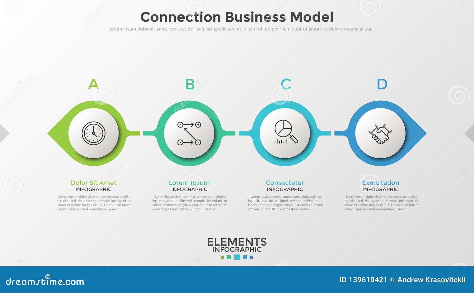 Concept of Connection Business Model Stock Vector - Illustration of ...