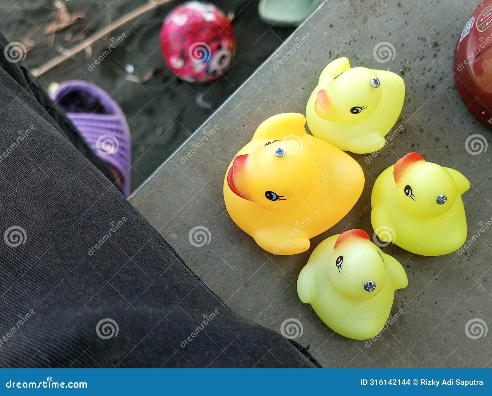Four Rubber Duck Side by Side Stock Photo - Image of kids, duck: 316142144
