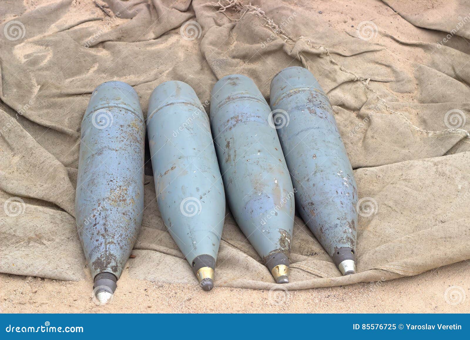 Rusty Artillery Shells Stock Photo | CartoonDealer.com #171601074
