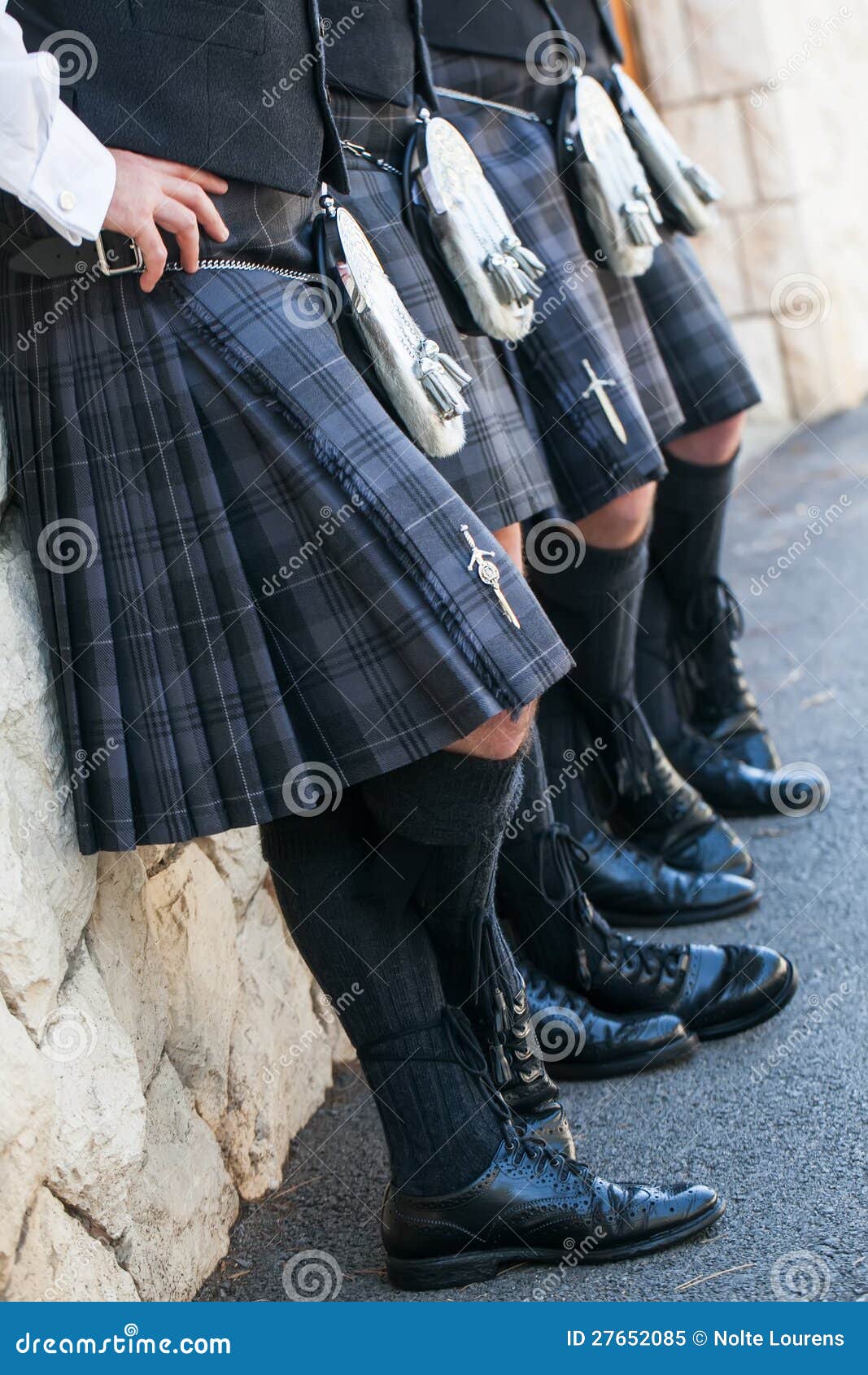 Four Scottish men stock image. Image of fashion, hand - 27652085