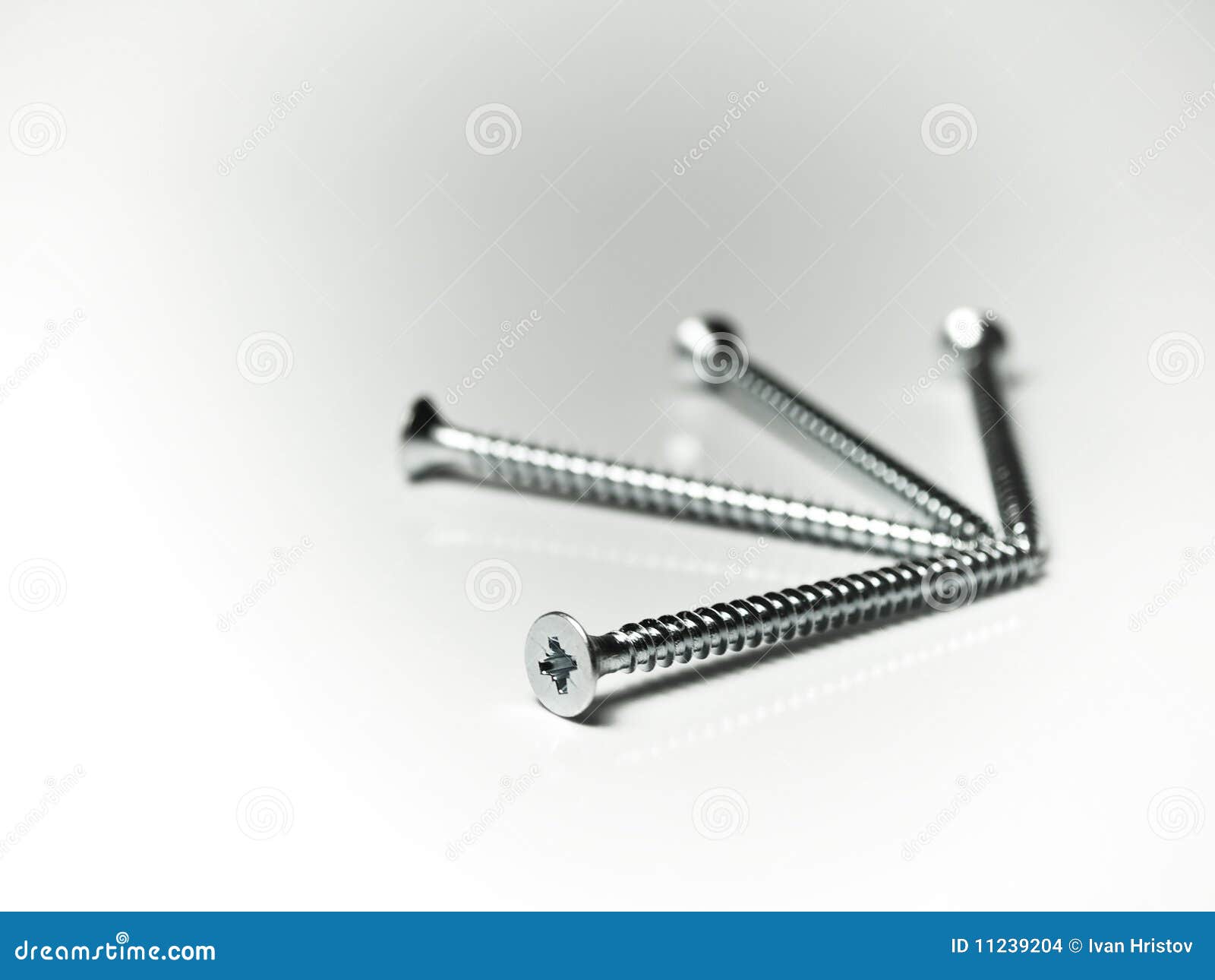 Four screws stock photo. Image of elevated, industry - 11239204