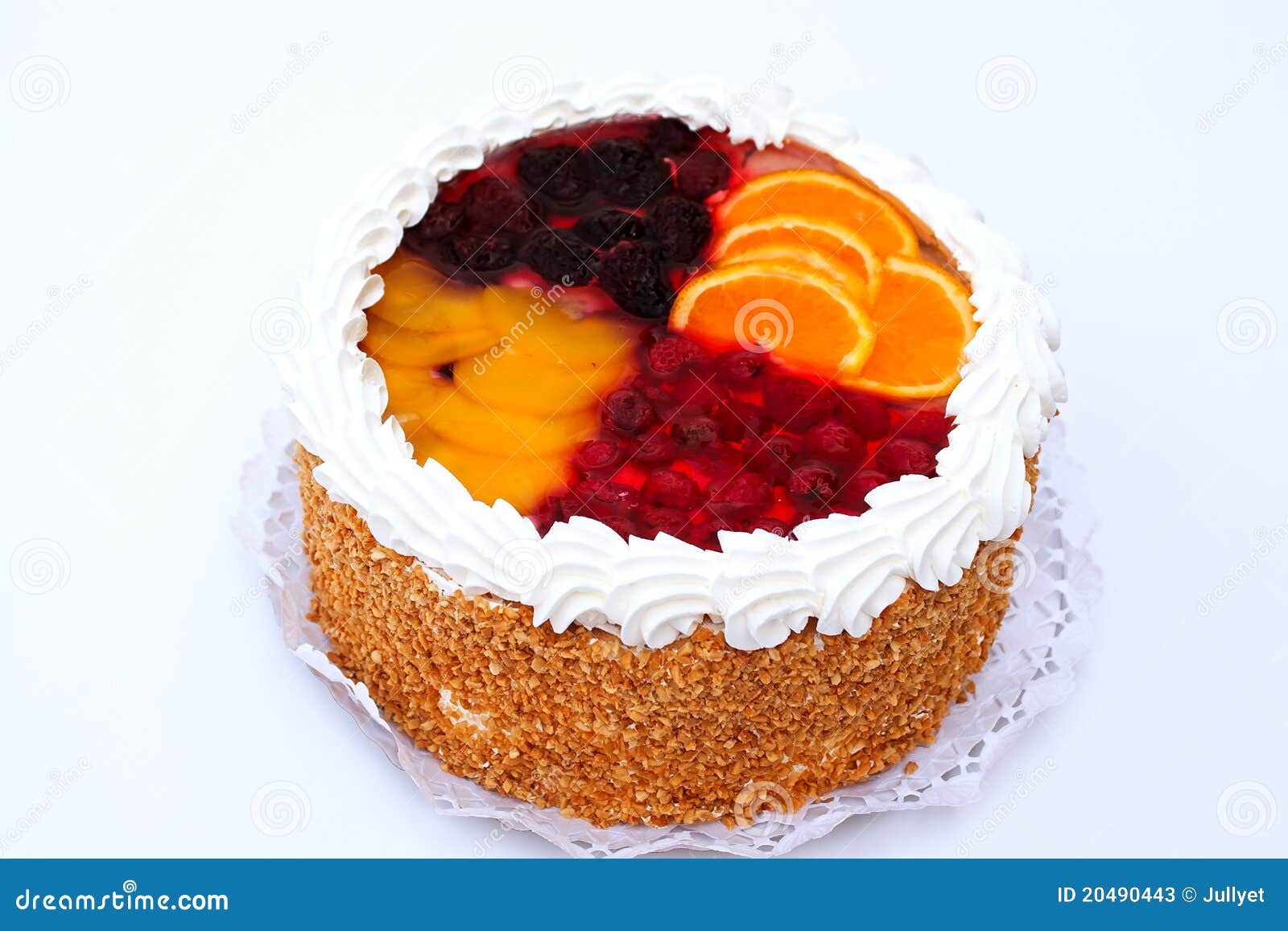 Four Seasons cake stock image. Image of cream, orange - 20490443