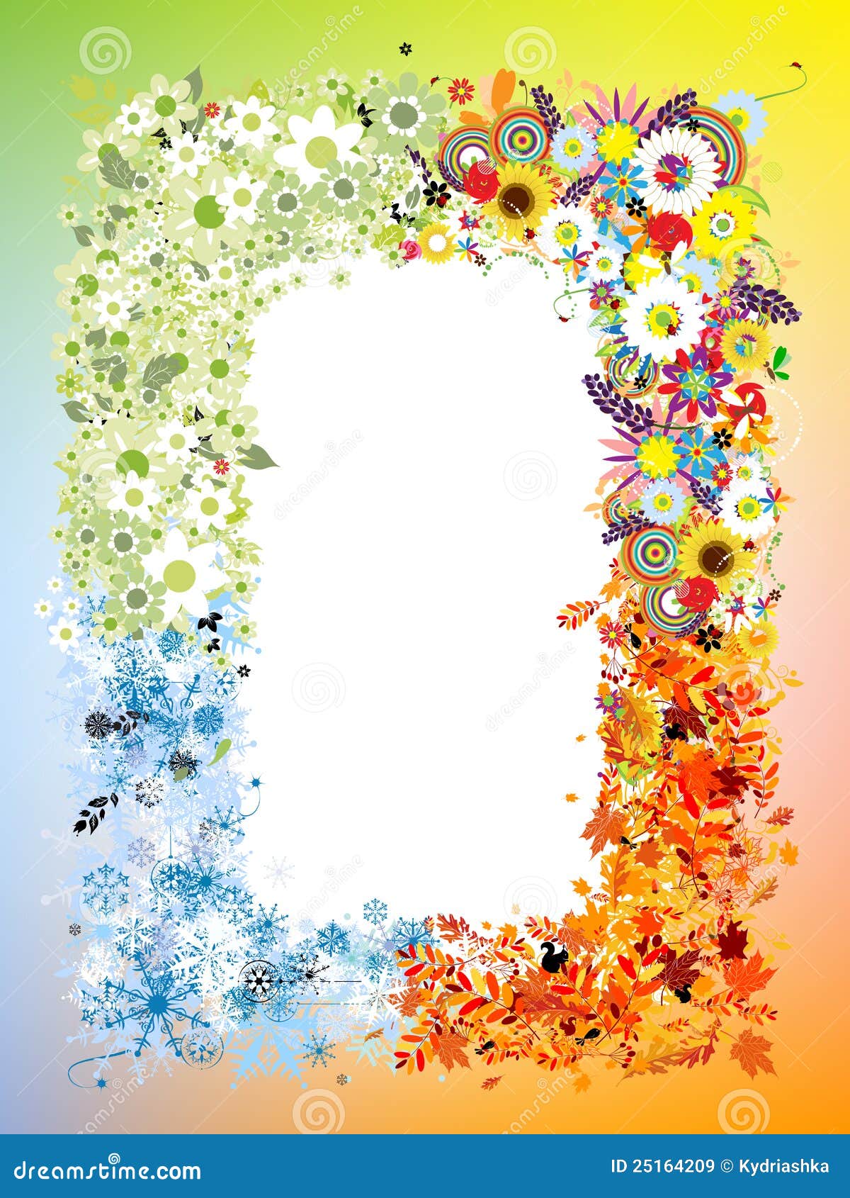 Seasons Wallpaper Border