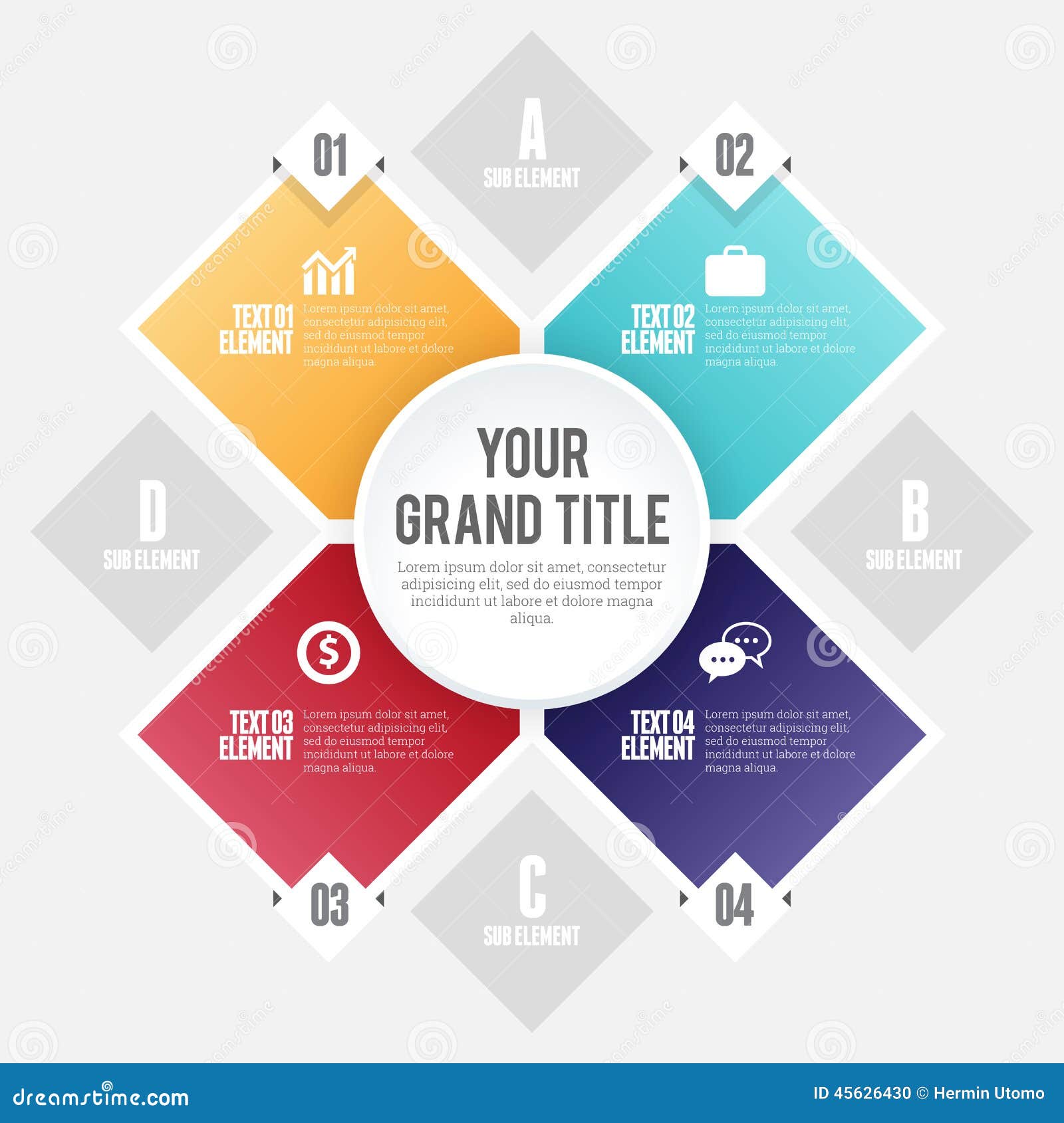 Four Shape Logo Vetor Outline Stroke Cartoon Vector | CartoonDealer.com ...