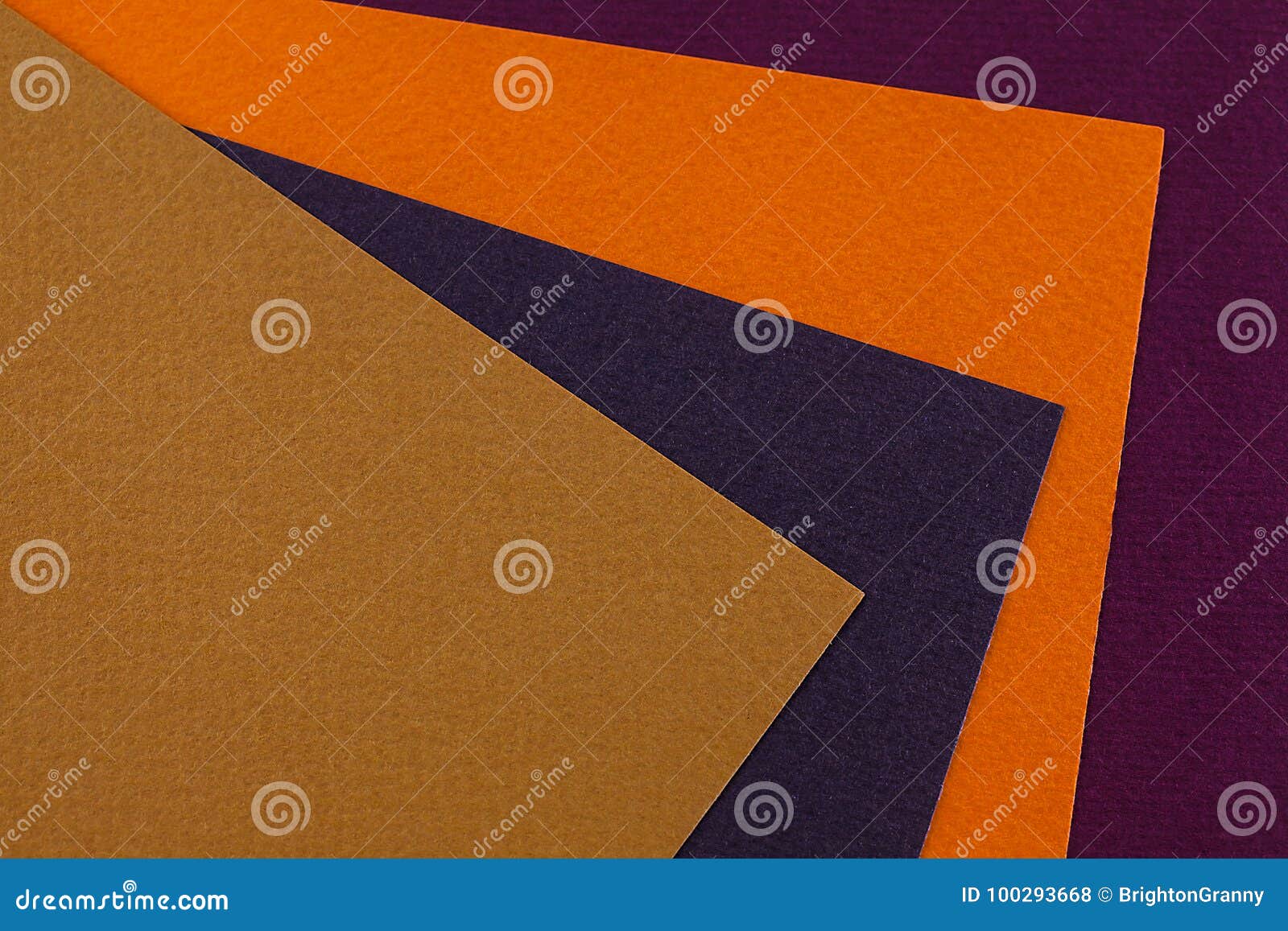 Colourful sheets of paper. stock photo. Image of artistic - 100293668