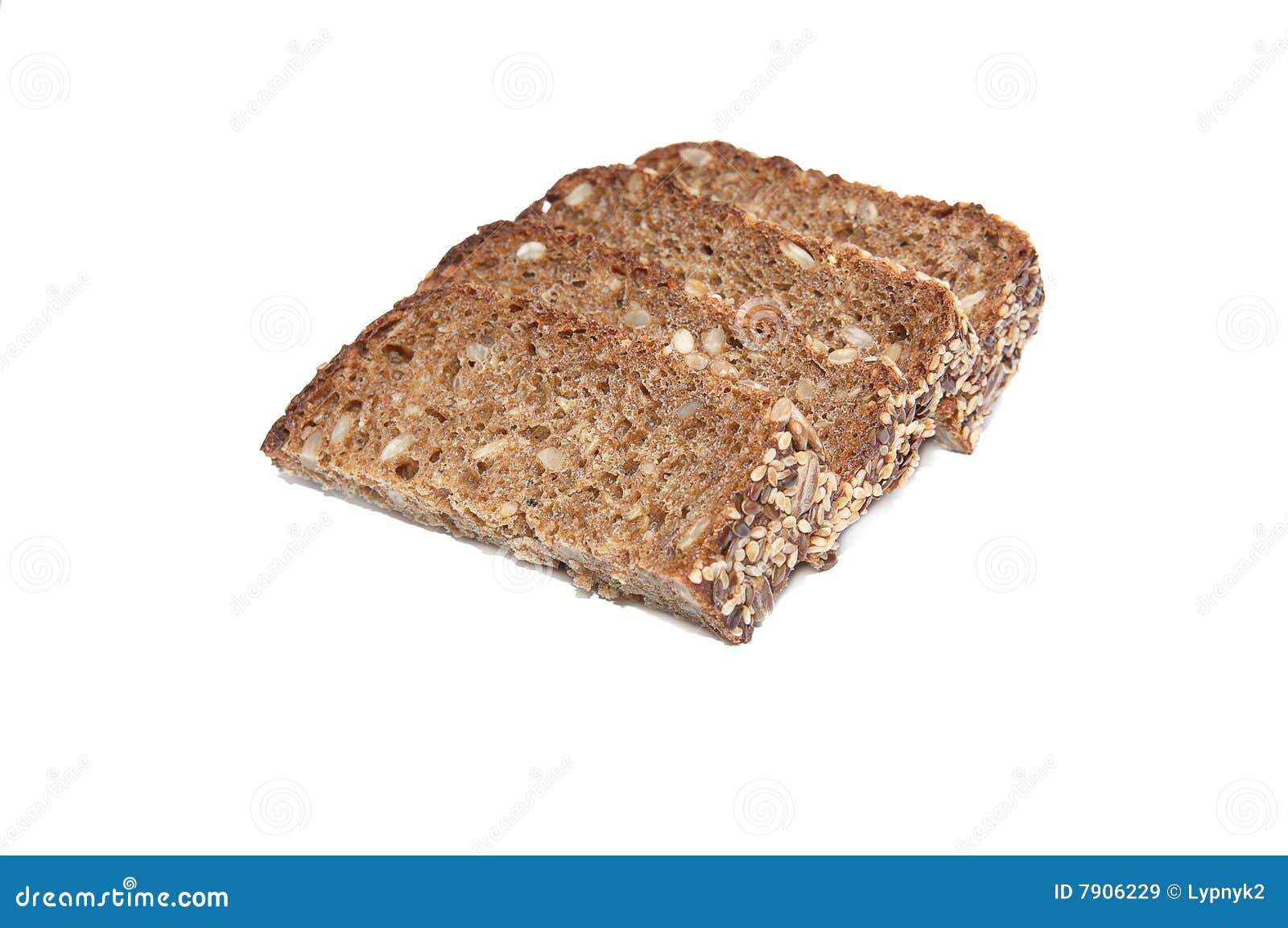 Four slice of bread. stock image. Image of food, gourmet - 7906229