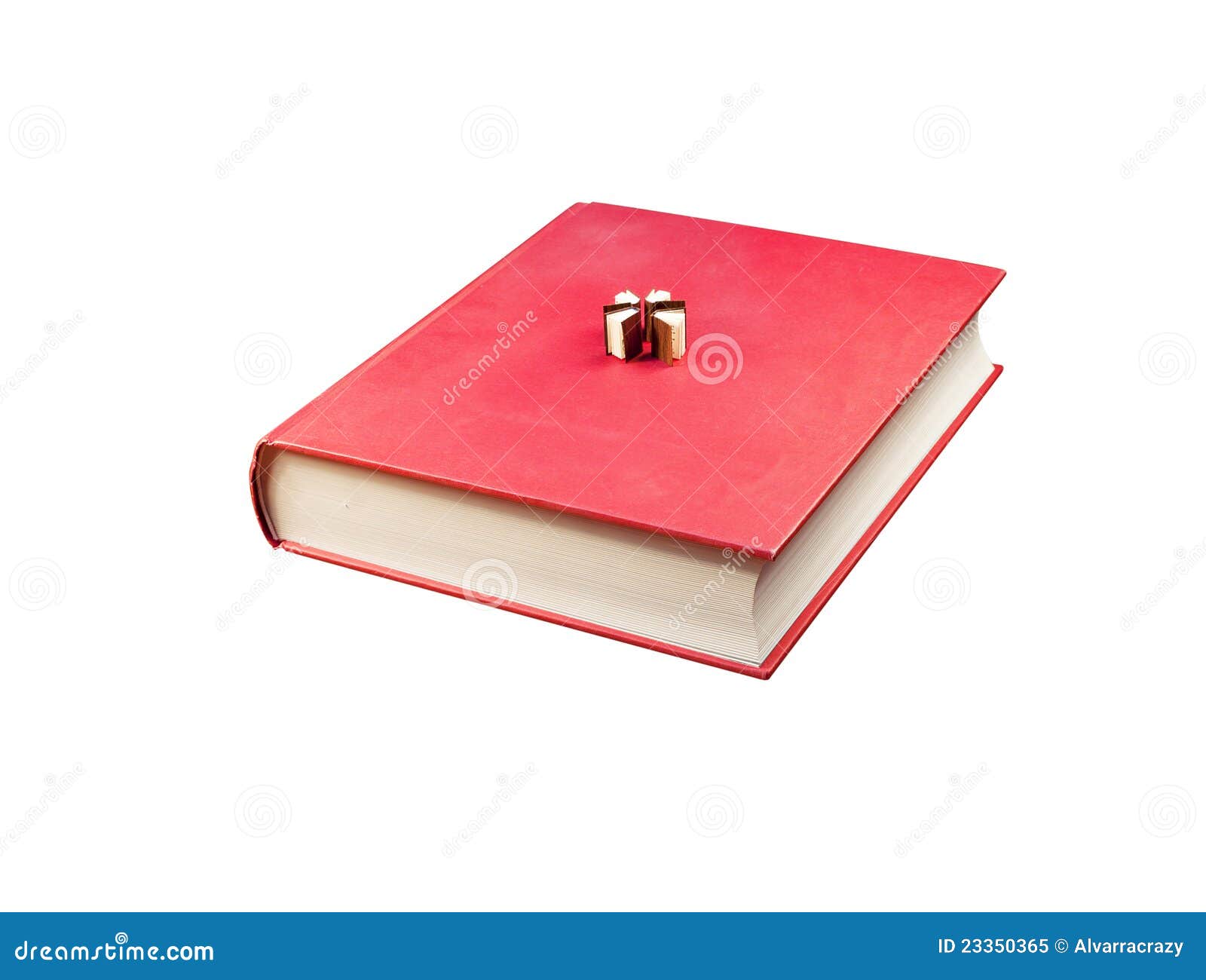 Four Small Books On The Big One Royalty Free Stock Photo - Image: 23350365