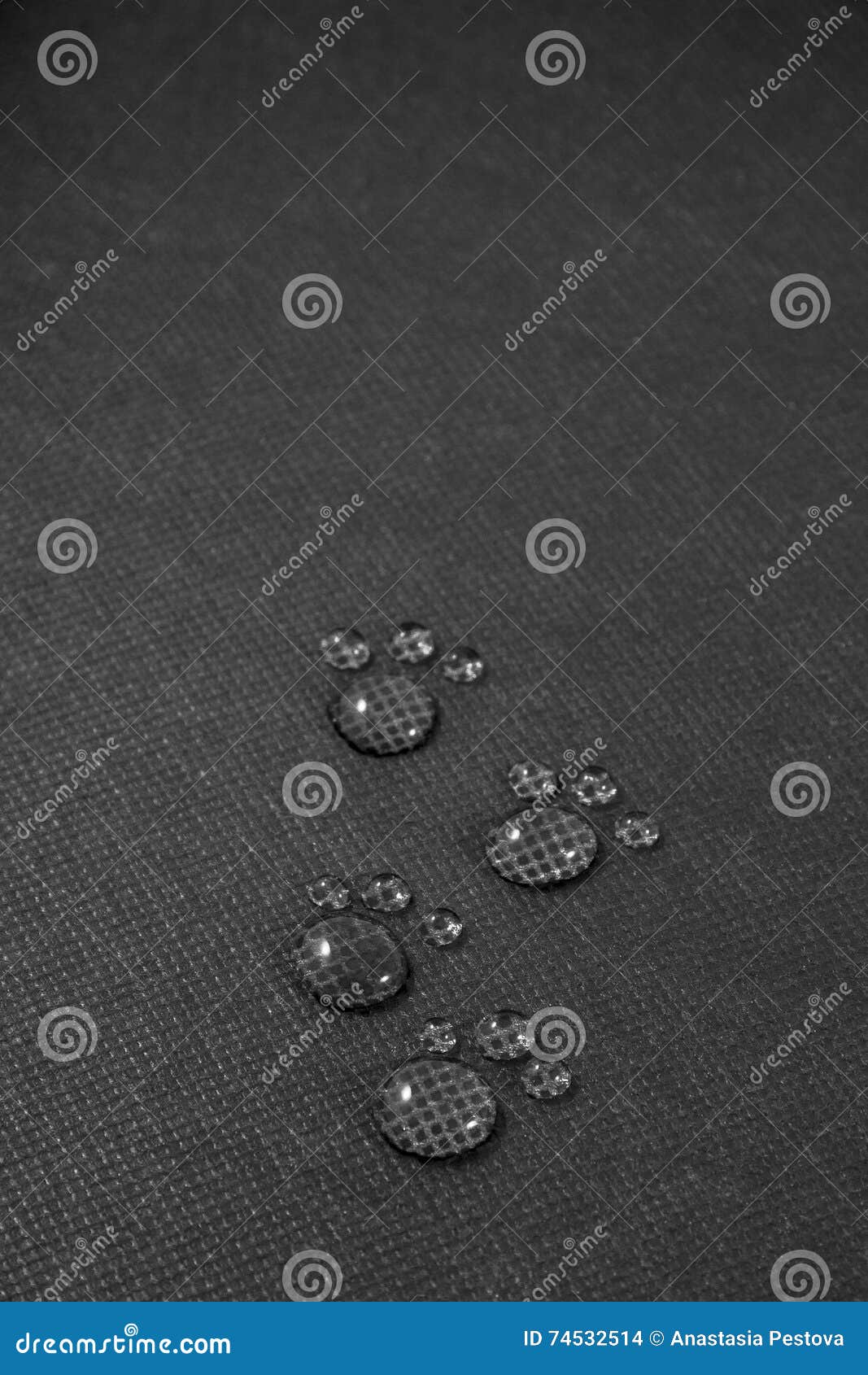 Four Small Water Footprints Stock Photo - Image of drop, water: 74532514