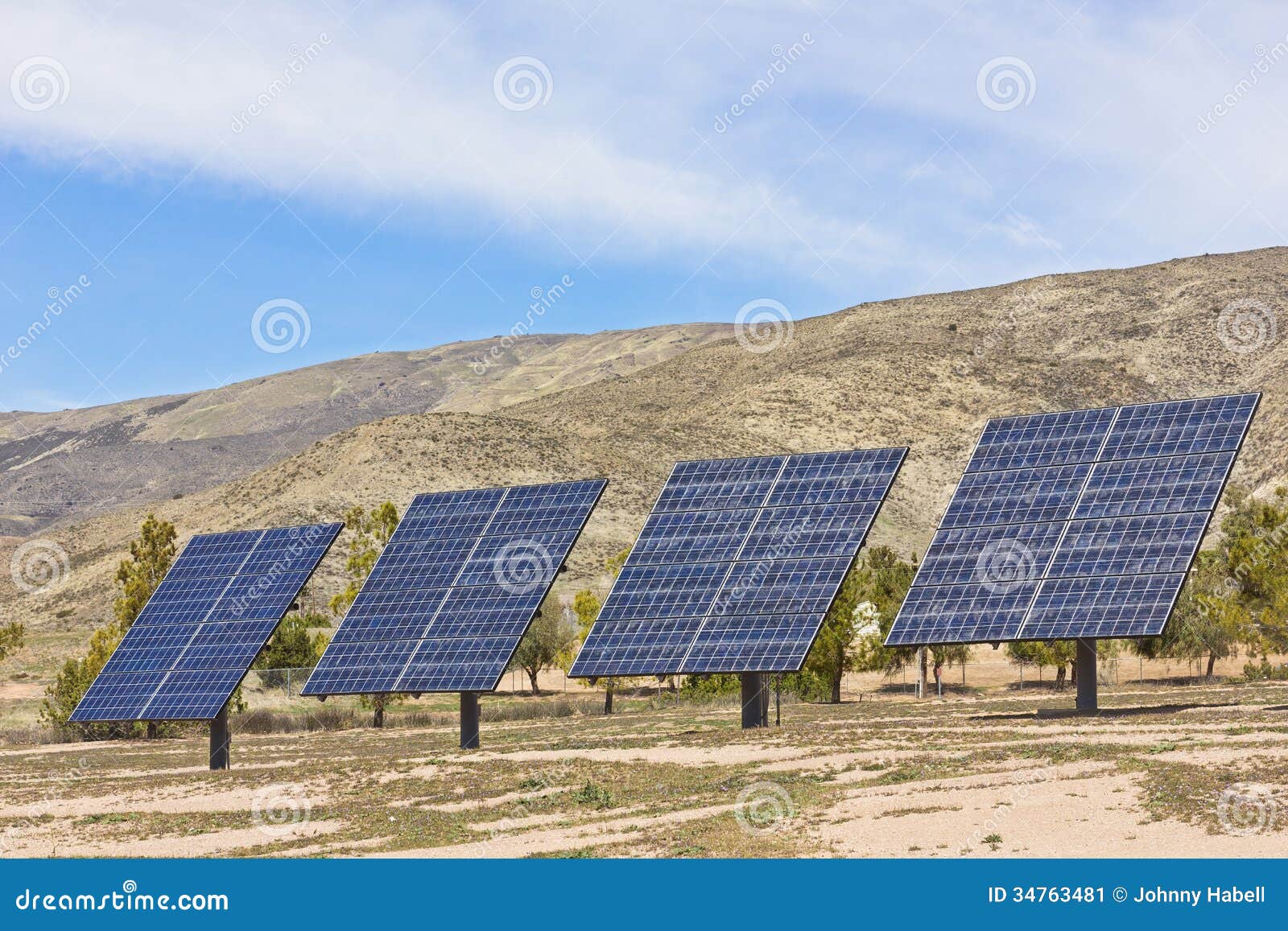 Four Solar Panels stock image. Image of idyllic, contemporary - 34763481