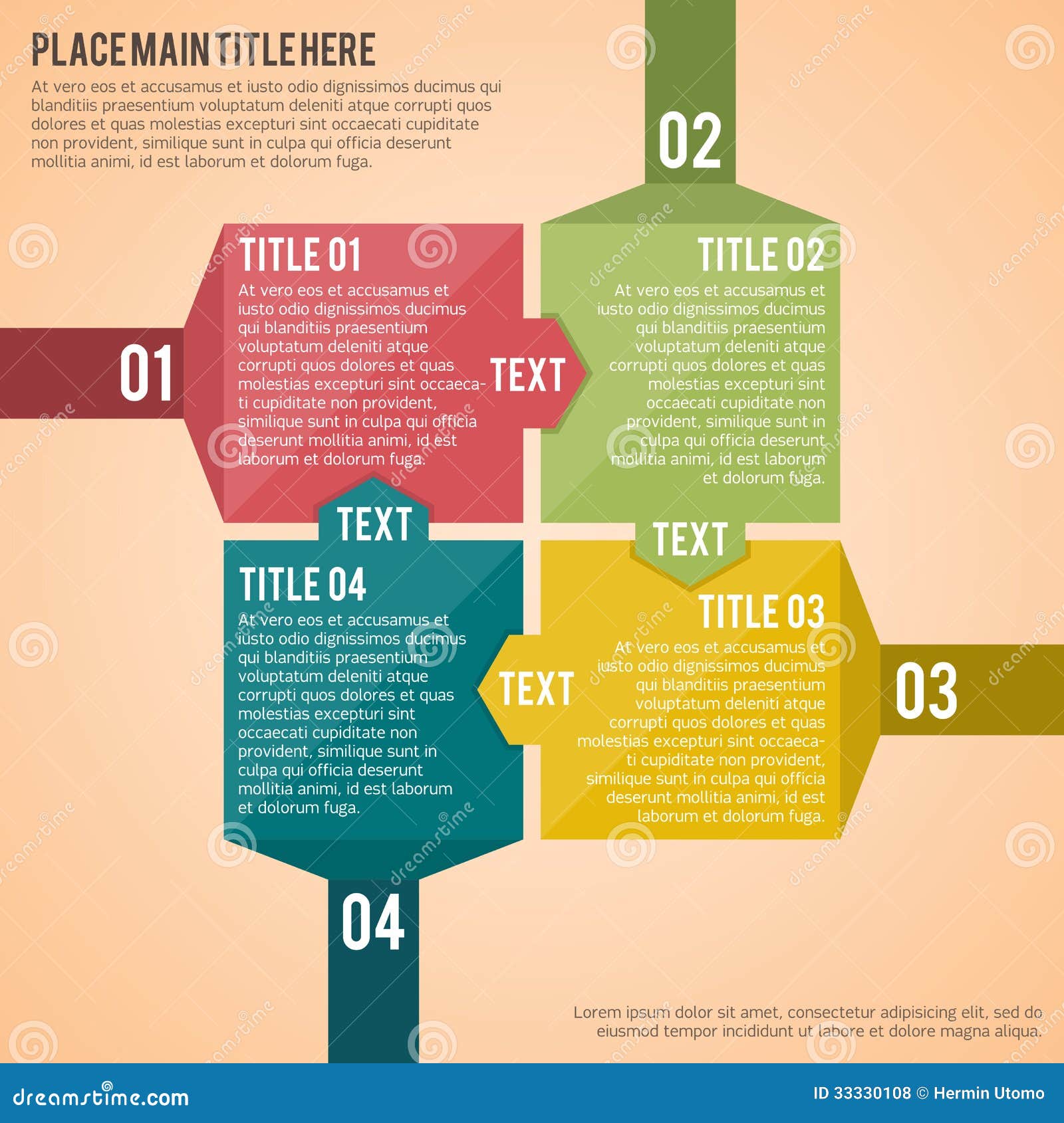 Four Square Banner Background Royalty Free Stock Photos - Image: 33330108